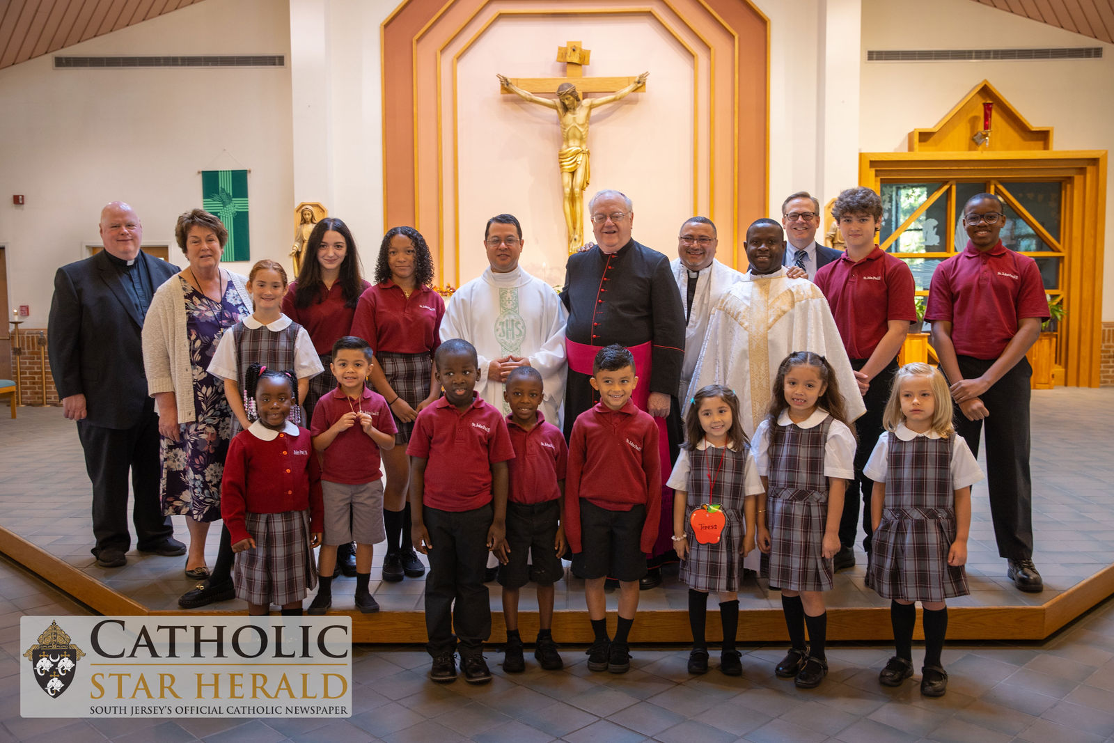 Bishop Sullivan Visits Saint John Paul II Regional School by Catholic ...