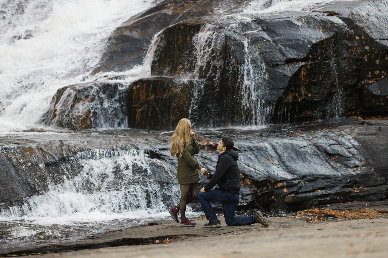 Lee & Anne - DuPont State Forest Proposal by Forge Mountain Photography
