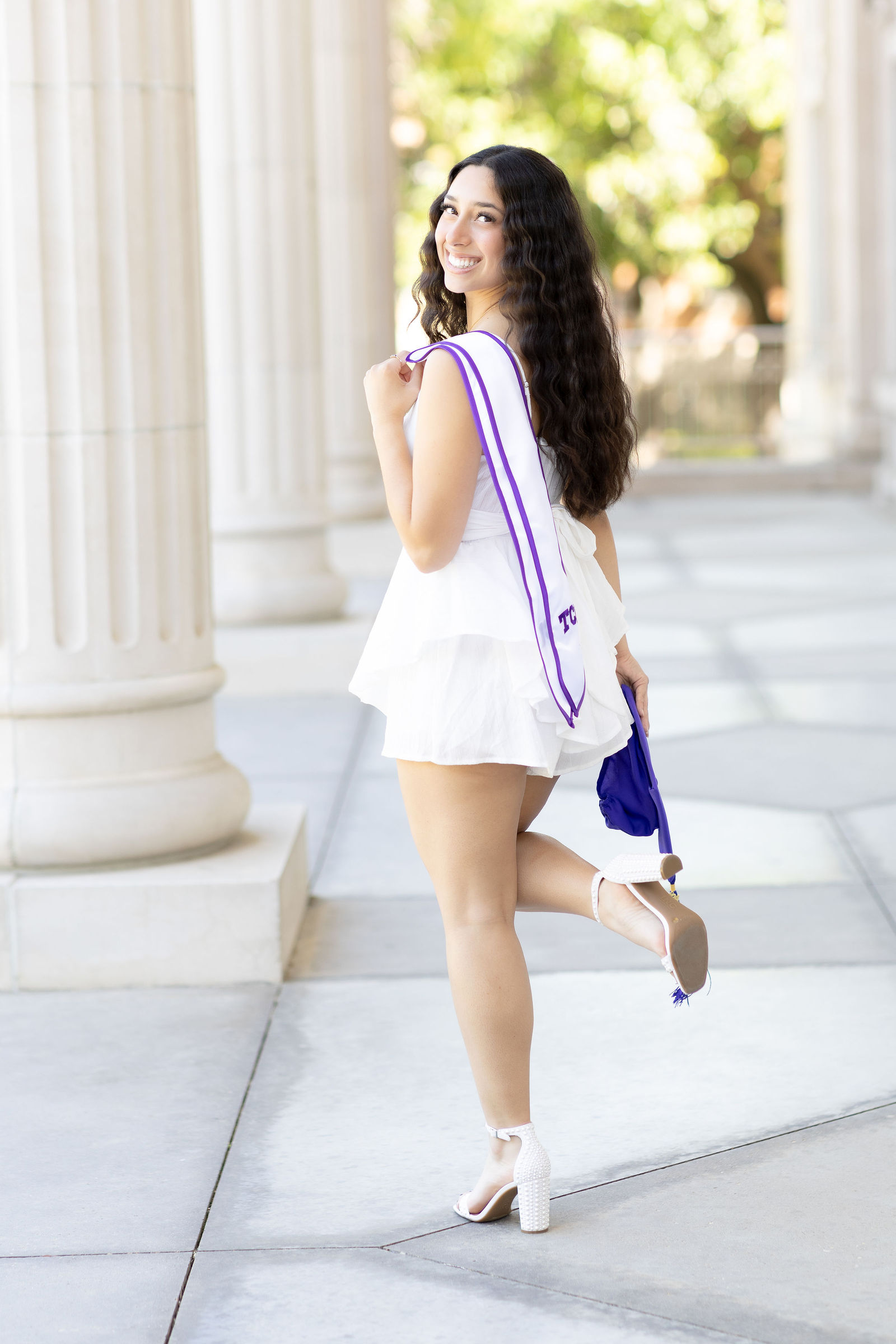 VIctoria Zapata TCU Grad Session by Natalie Vidal Photography