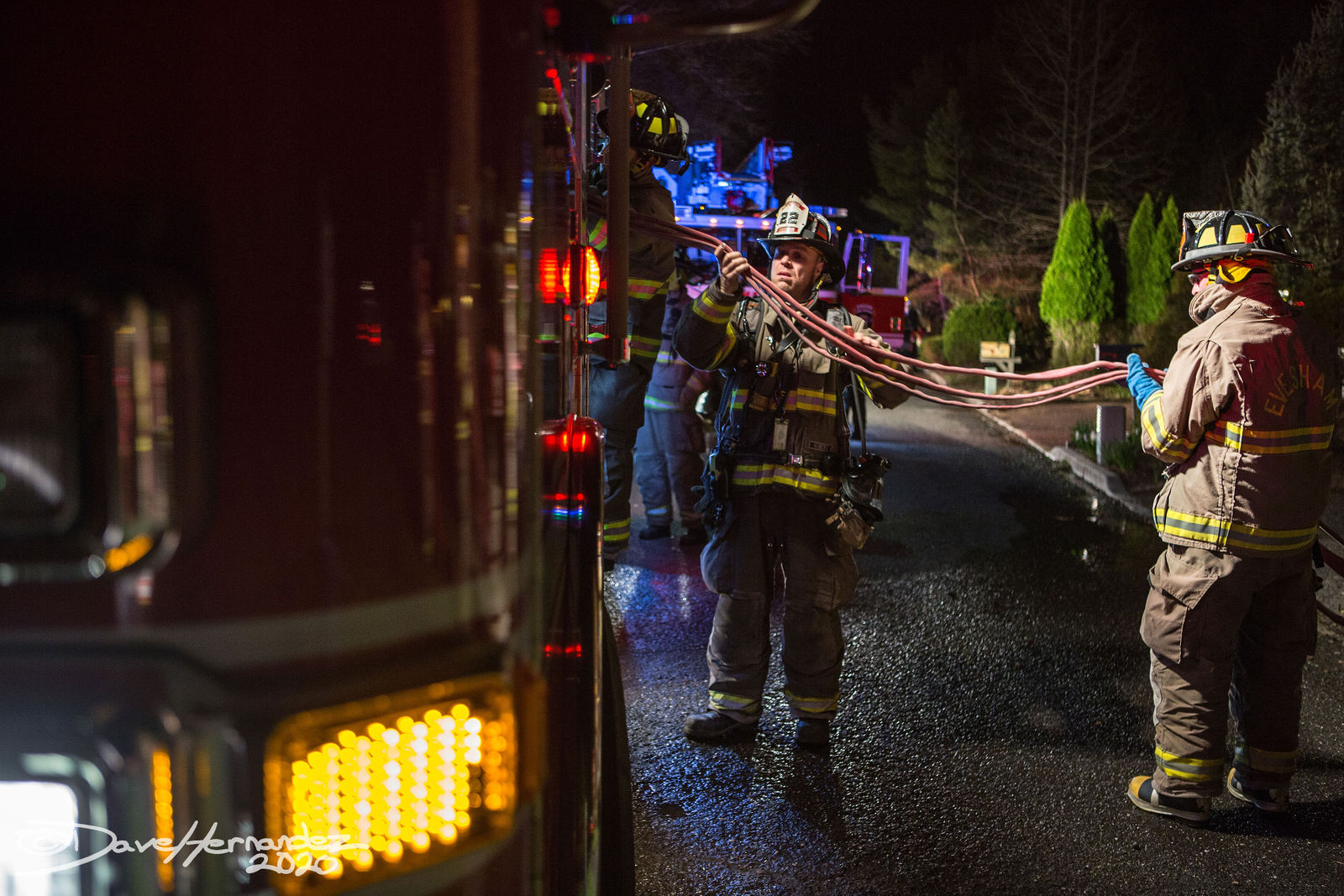 Evesham Bathroom Fire by Dave Hernandez Photo