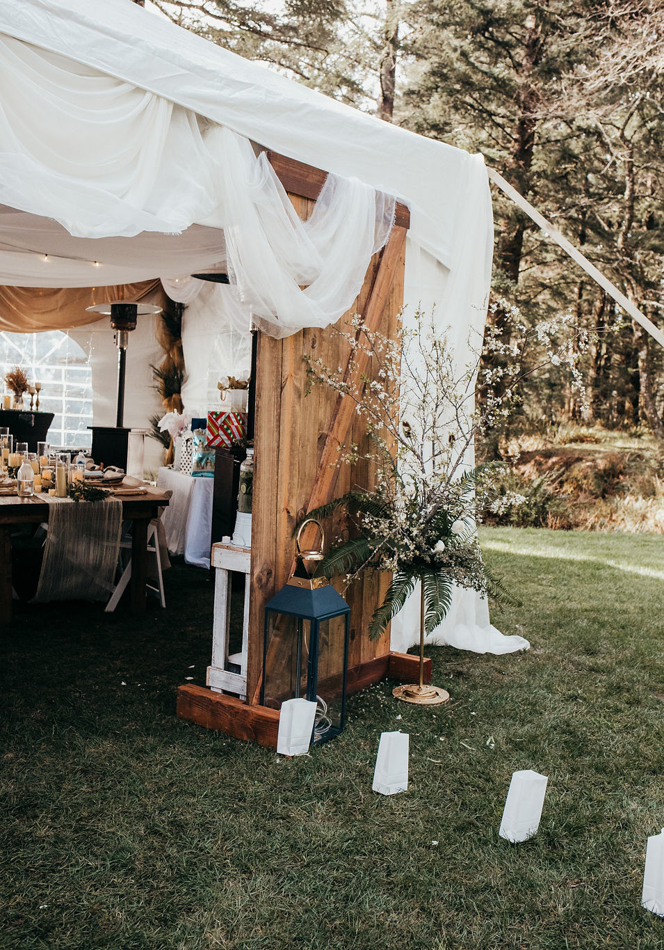 Crook Point Venue Event Set up by Jenny Wentworth Images