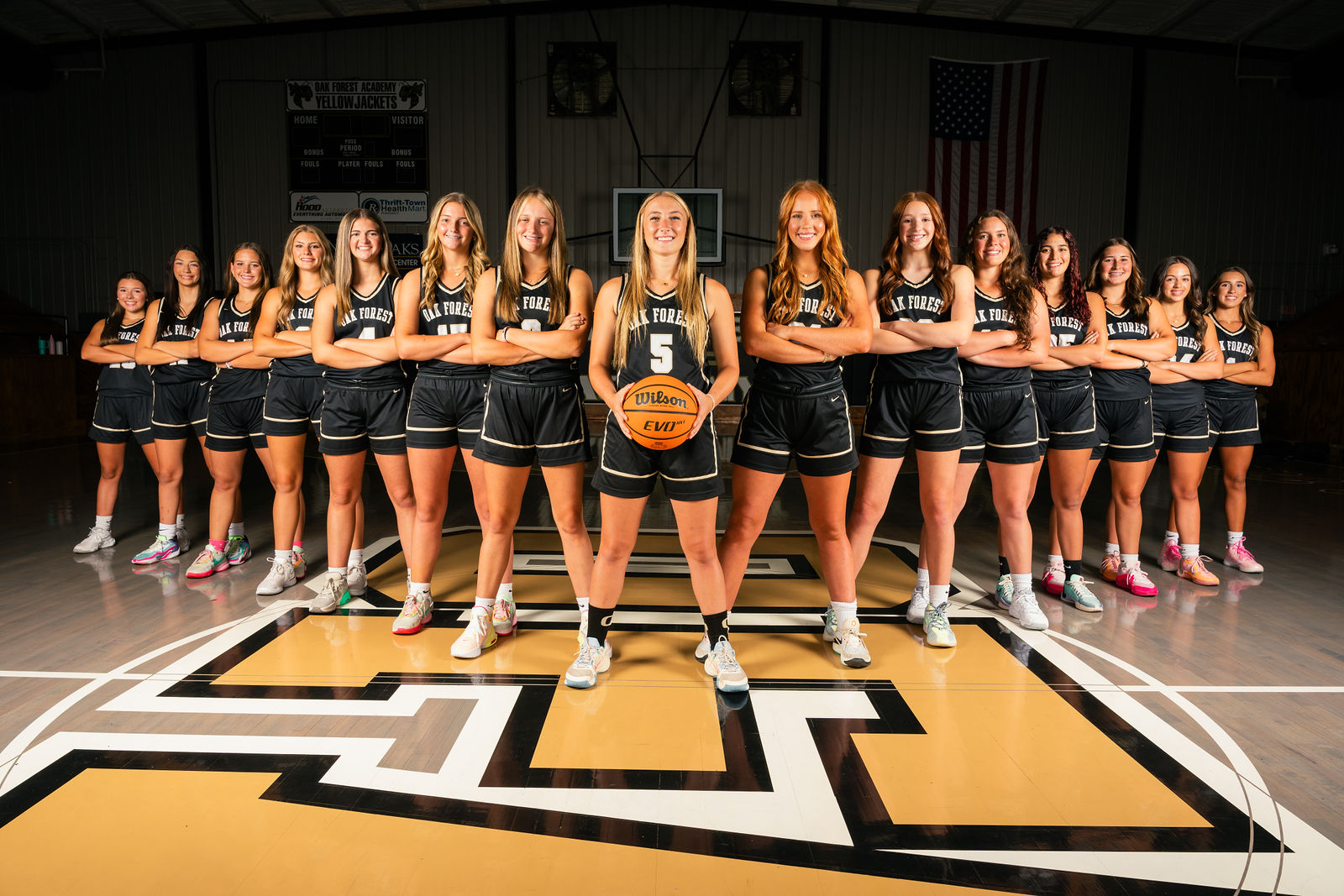 Oak Forest Basketball by Glenn Eymard Photography