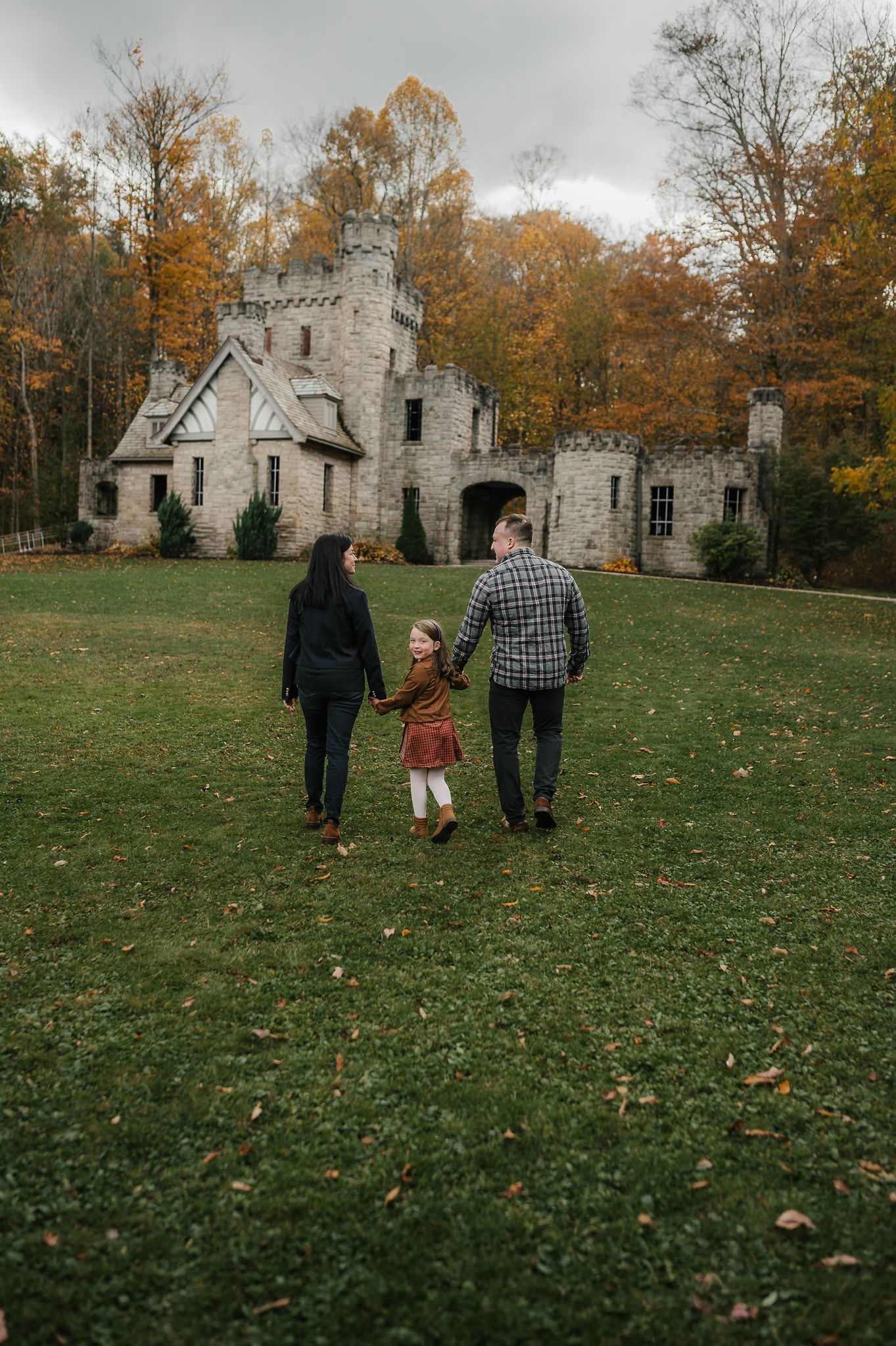 Herrin Family at Squires Castle by Shiny Penny Studios