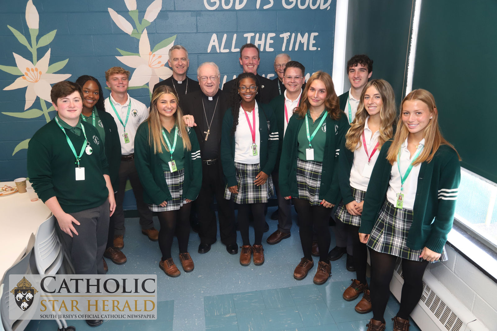 Bishop Sullivan and Bishop Williams Visit Camden Catholic High School ...