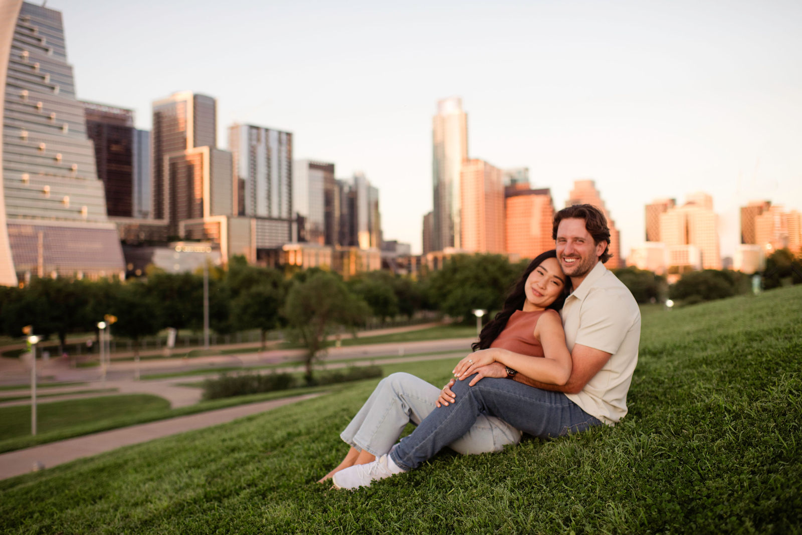 Stacey & Eric - Downtown Austin Engagement - Austin, Texas by April Mae ...