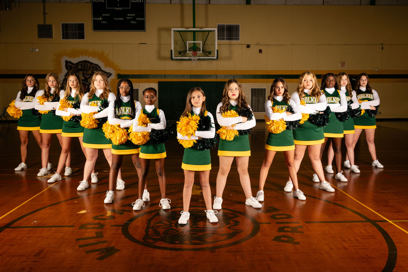 Walker Junior High Cheer 2023 by Glenn Eymard Photography