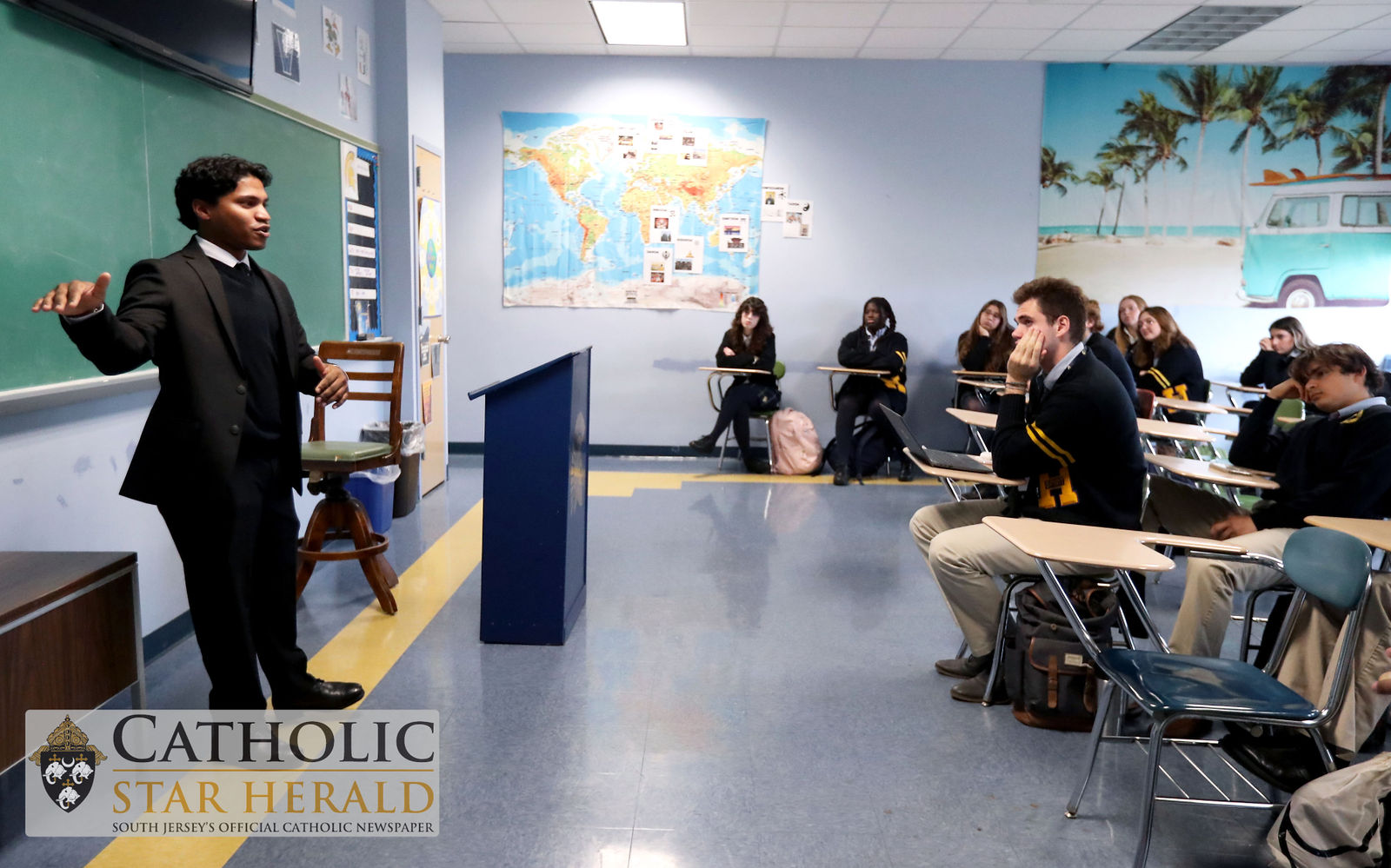 Vocations Awareness Day at Holy Spirit High School by Catholic Star Herald