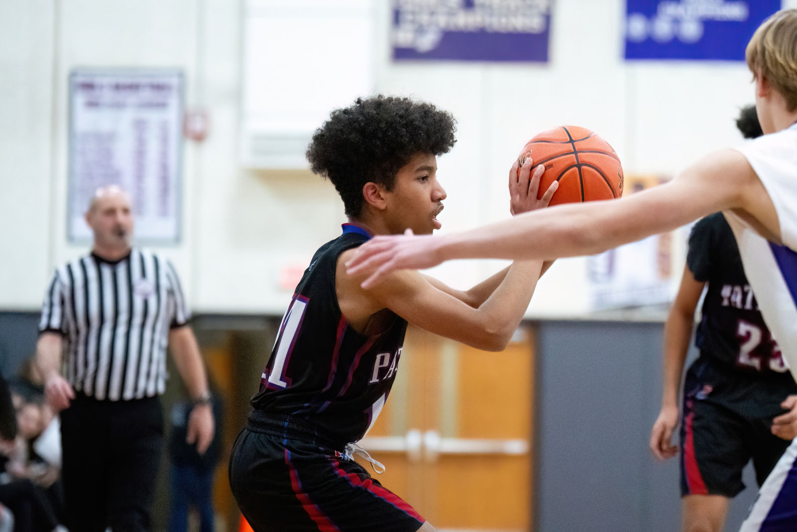 Niagara Badgers VS Goodman-Pembine Patriots Basketball Game by Coleton ...