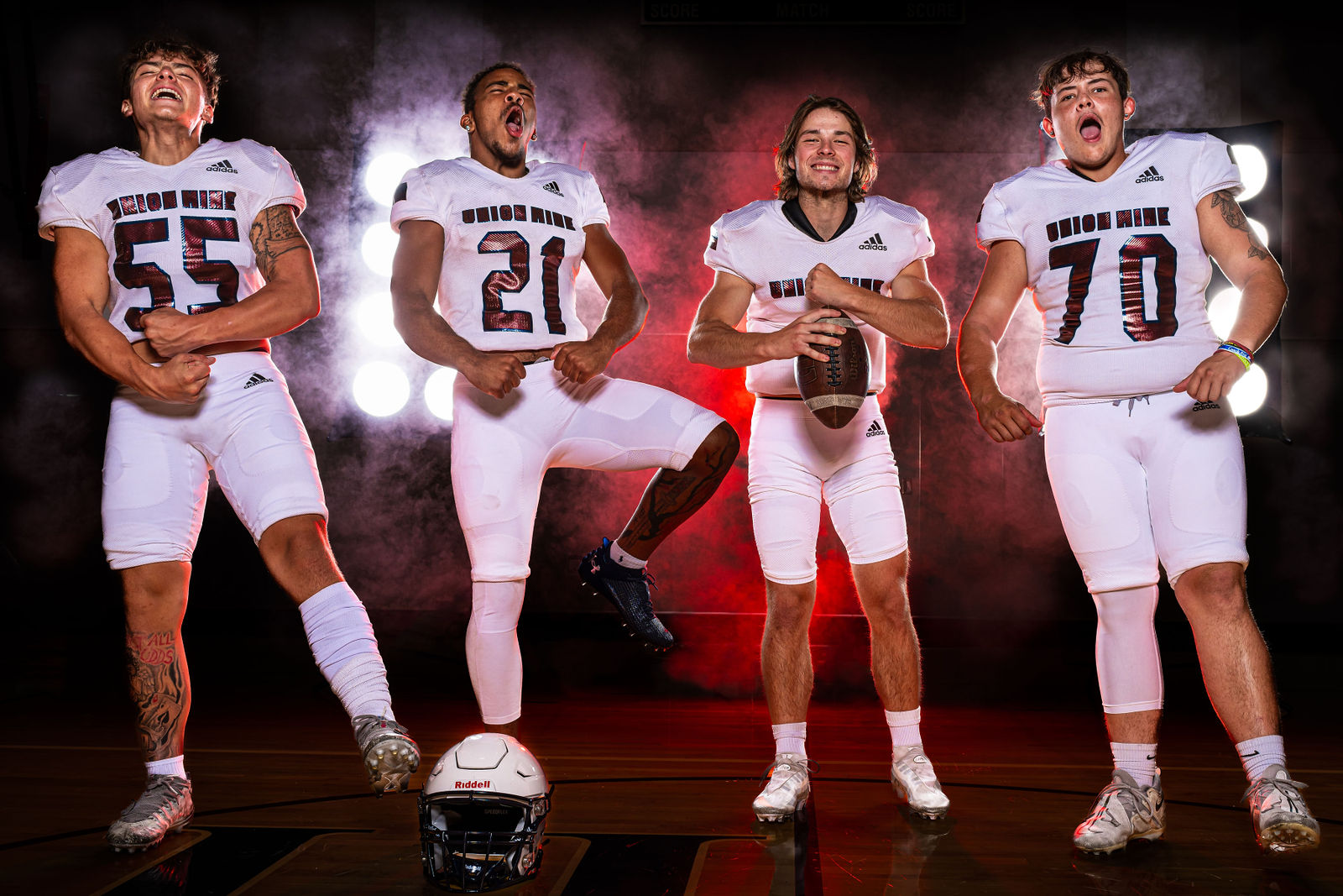 UM Senior Football by Firecracker Fotography