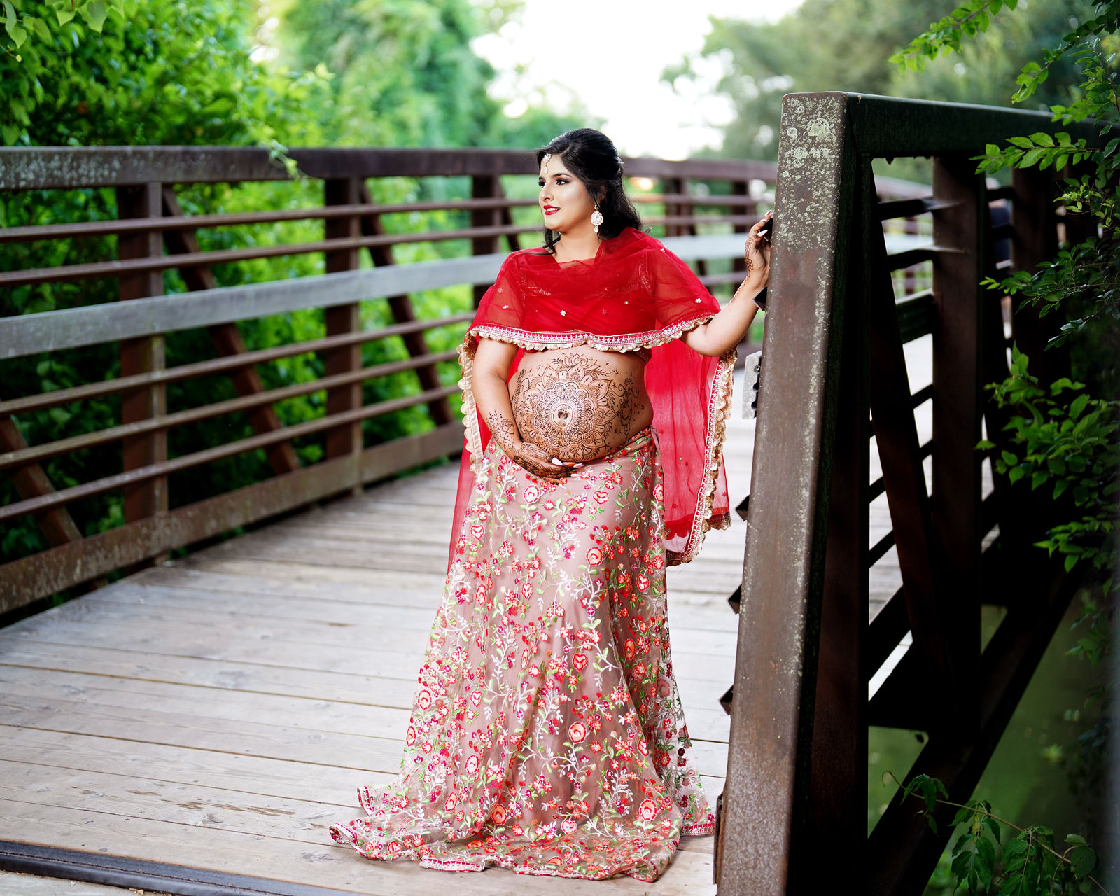 Henna Baby Bump Art by vjpic