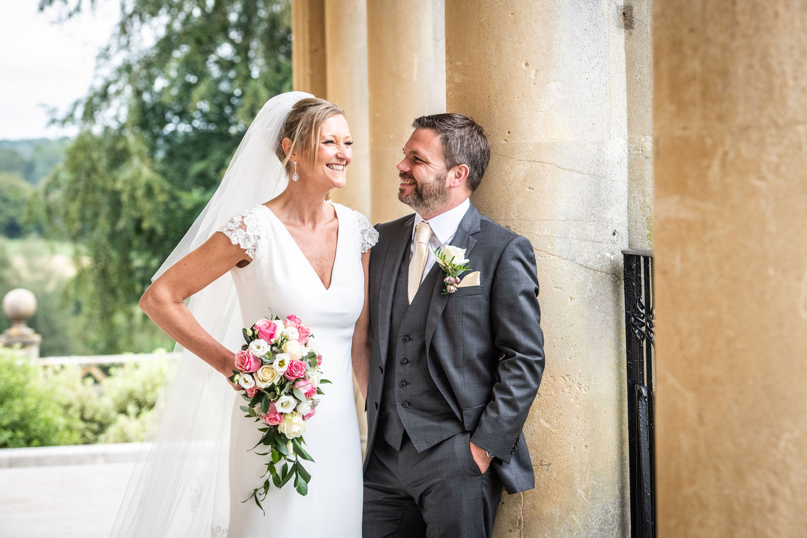 Penny & Stuart Buxted Park Hotel by marcus holdsworth