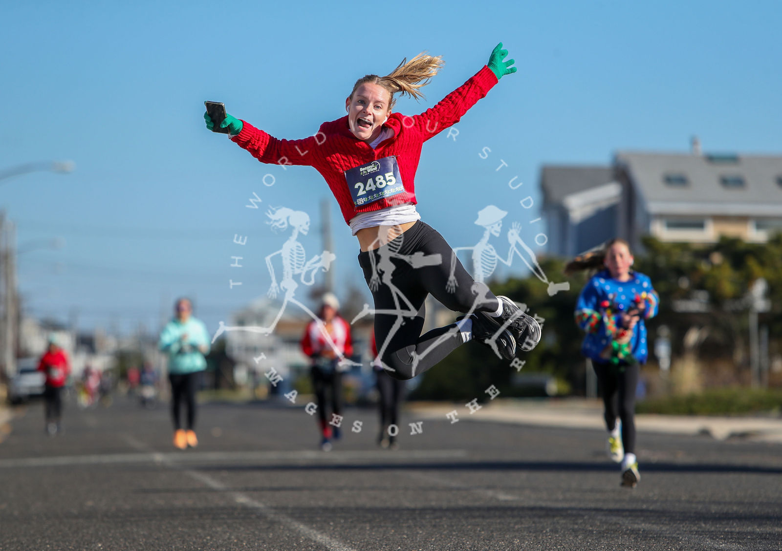 Green Whales Ugly Sweater Run & Family Frolic 2024 by Images on the Run