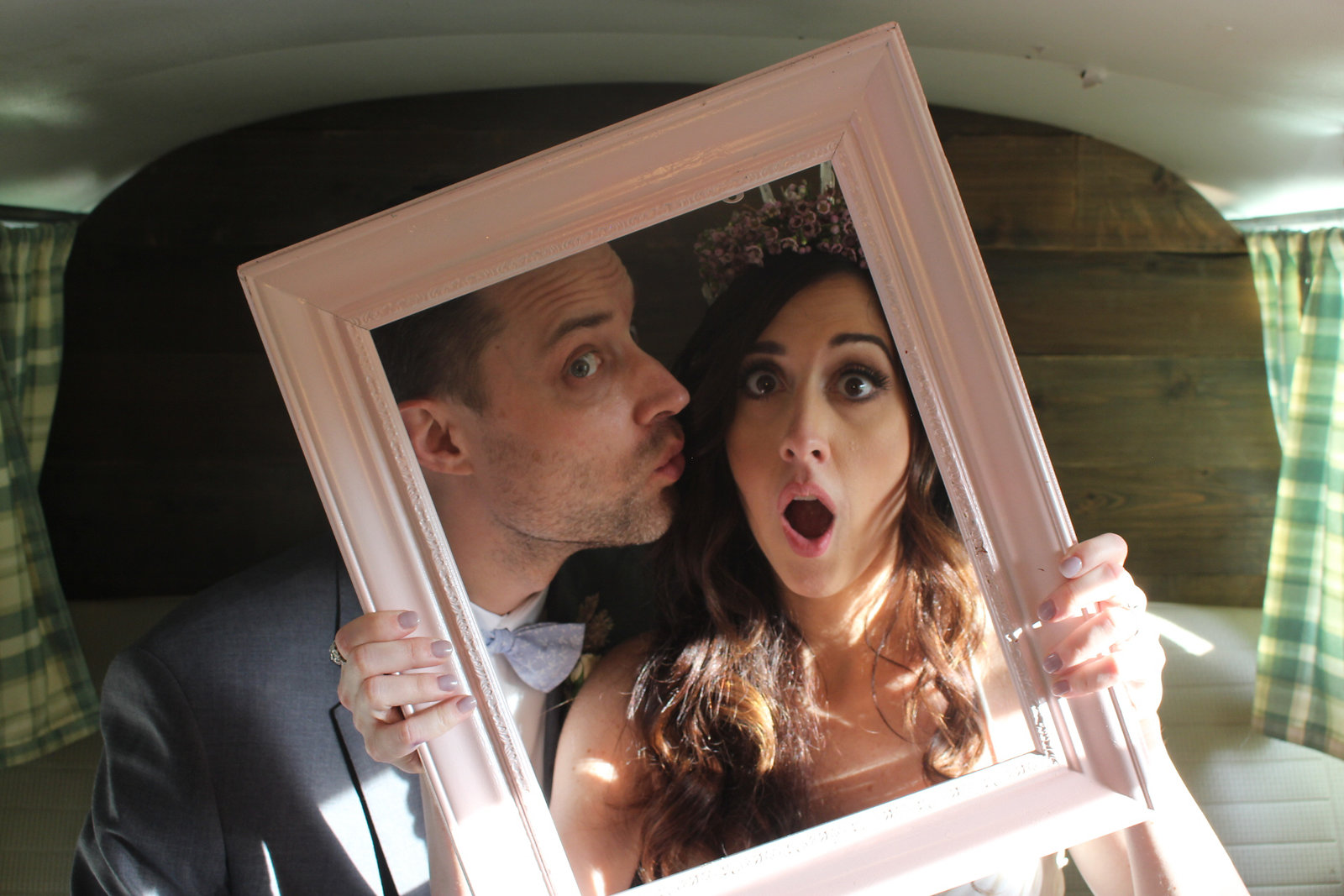 Andrea & Drew Wedding by Photos by The ShutterBus Vintage VW Photo Booth