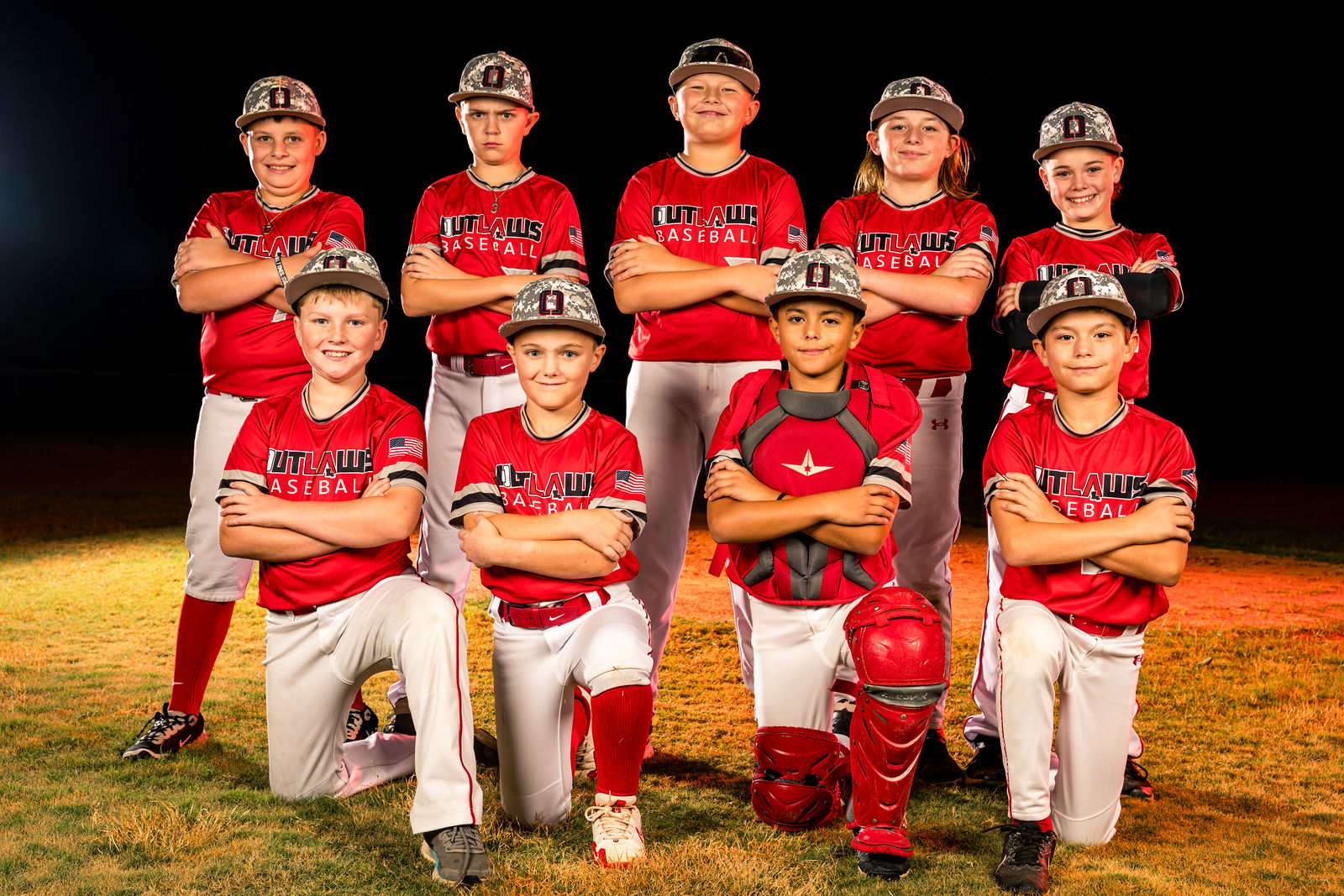 Outlaws Baseball by Glenn Eymard Photography