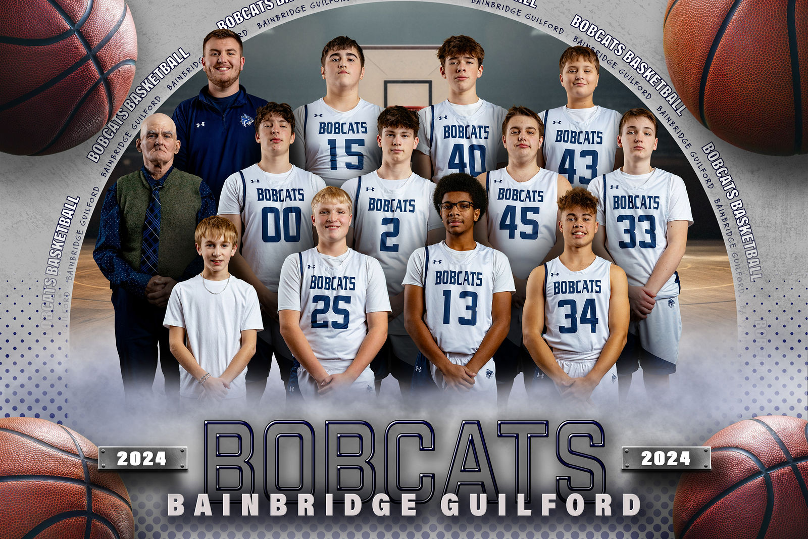 Bainbridge Guilford Winter Sports 2024-2025 by Sean Murphy Studios