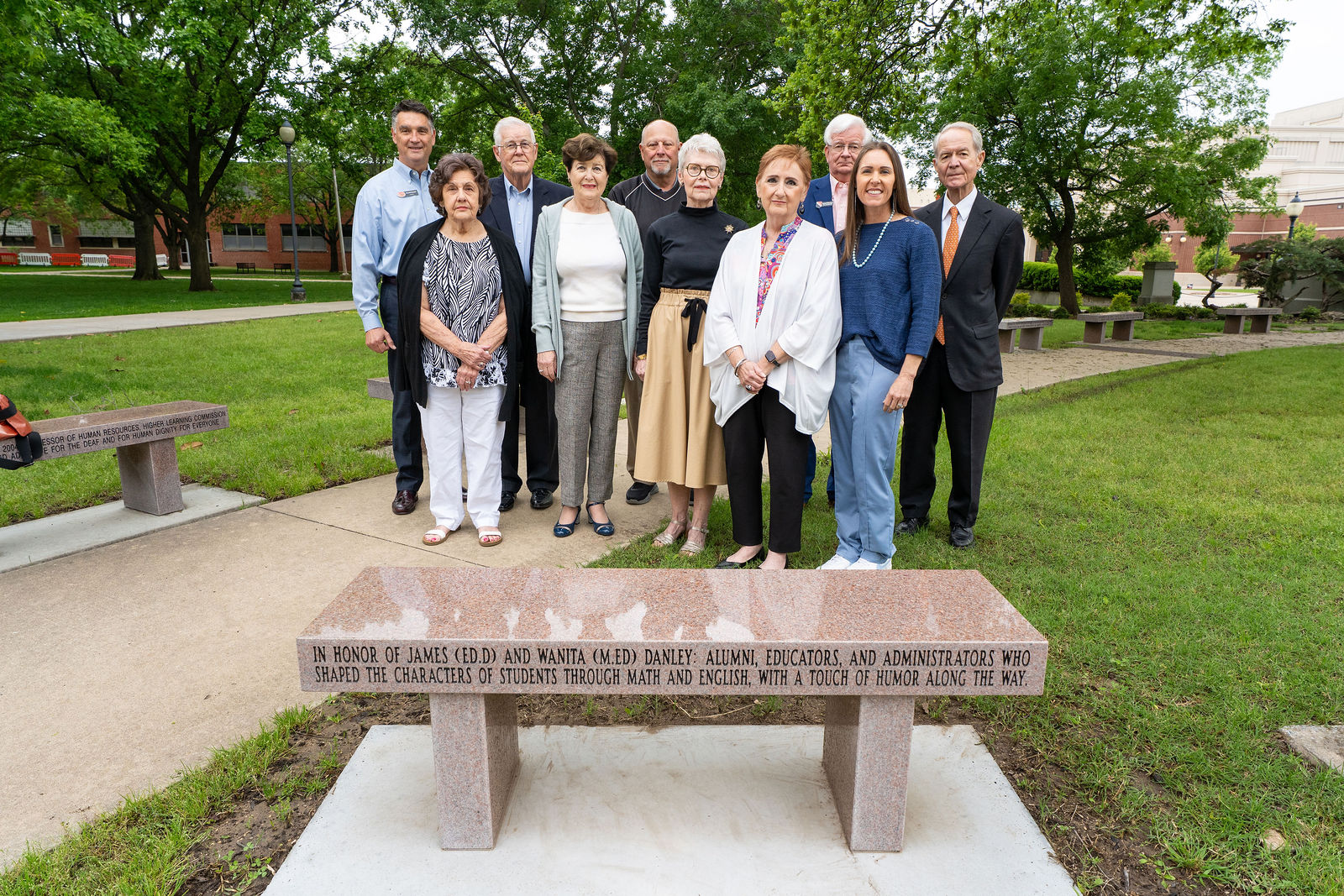 Danley Family Bench by East Central University
