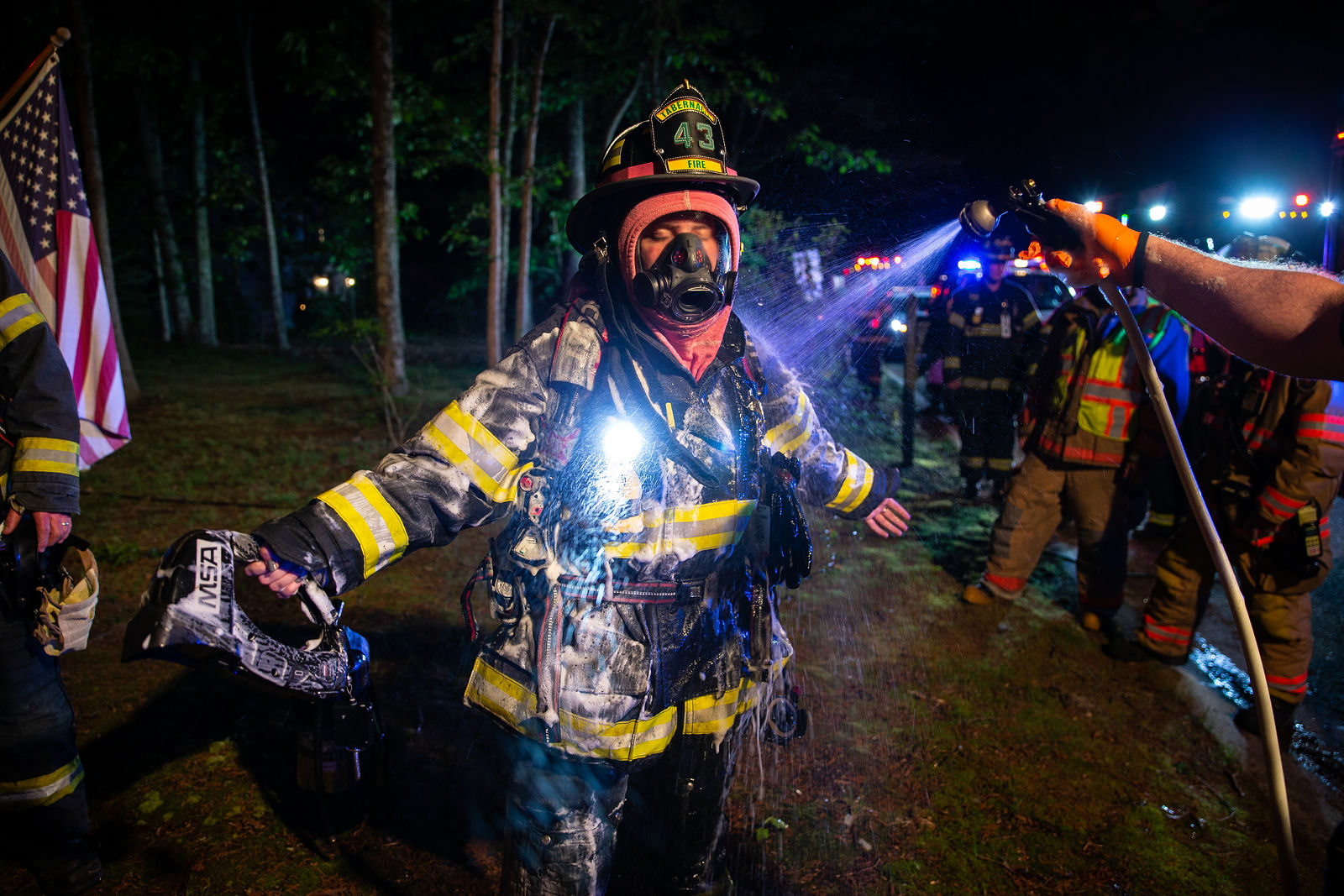 Shamong Basement Fire by Dave Hernandez Photo