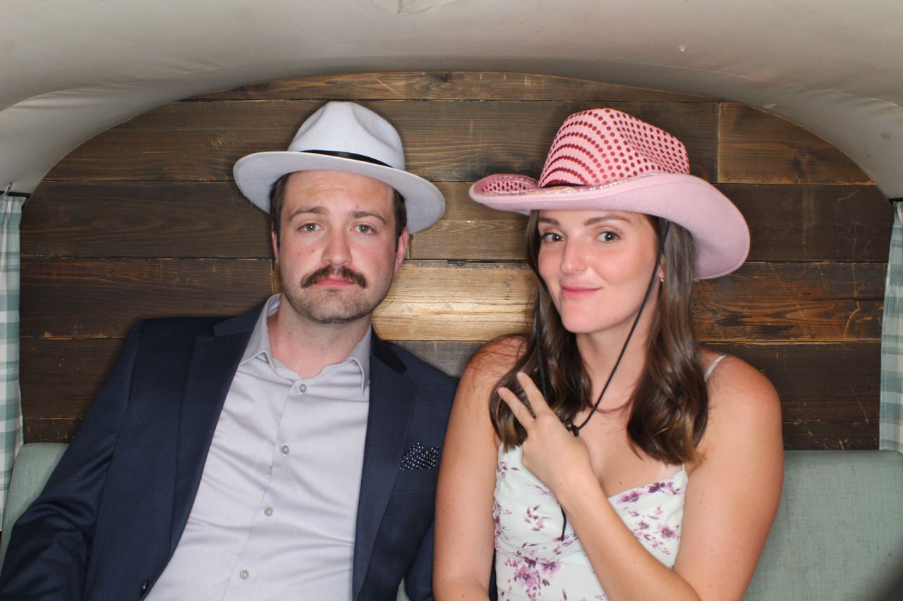 Dylan + Molly by Photos by The ShutterBus Vintage VW Photo Booth