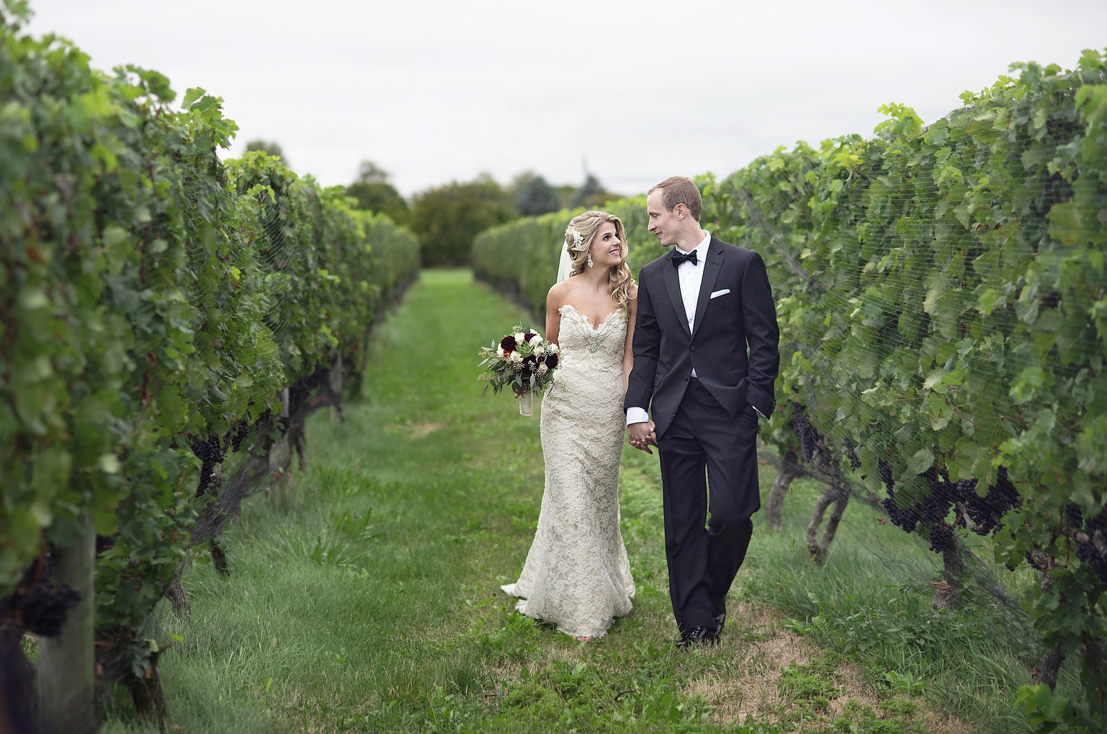 Kristen + Greg // Macari Vineyard Wedding by Lin Pernille Photography