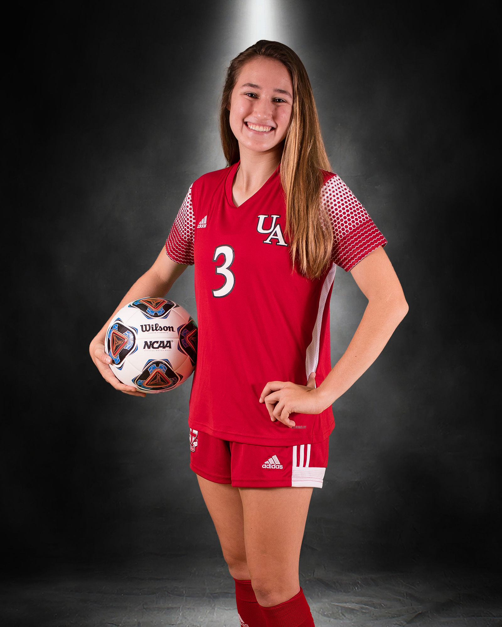 Isabella Z UA Soccer by Denise Hedges Photography