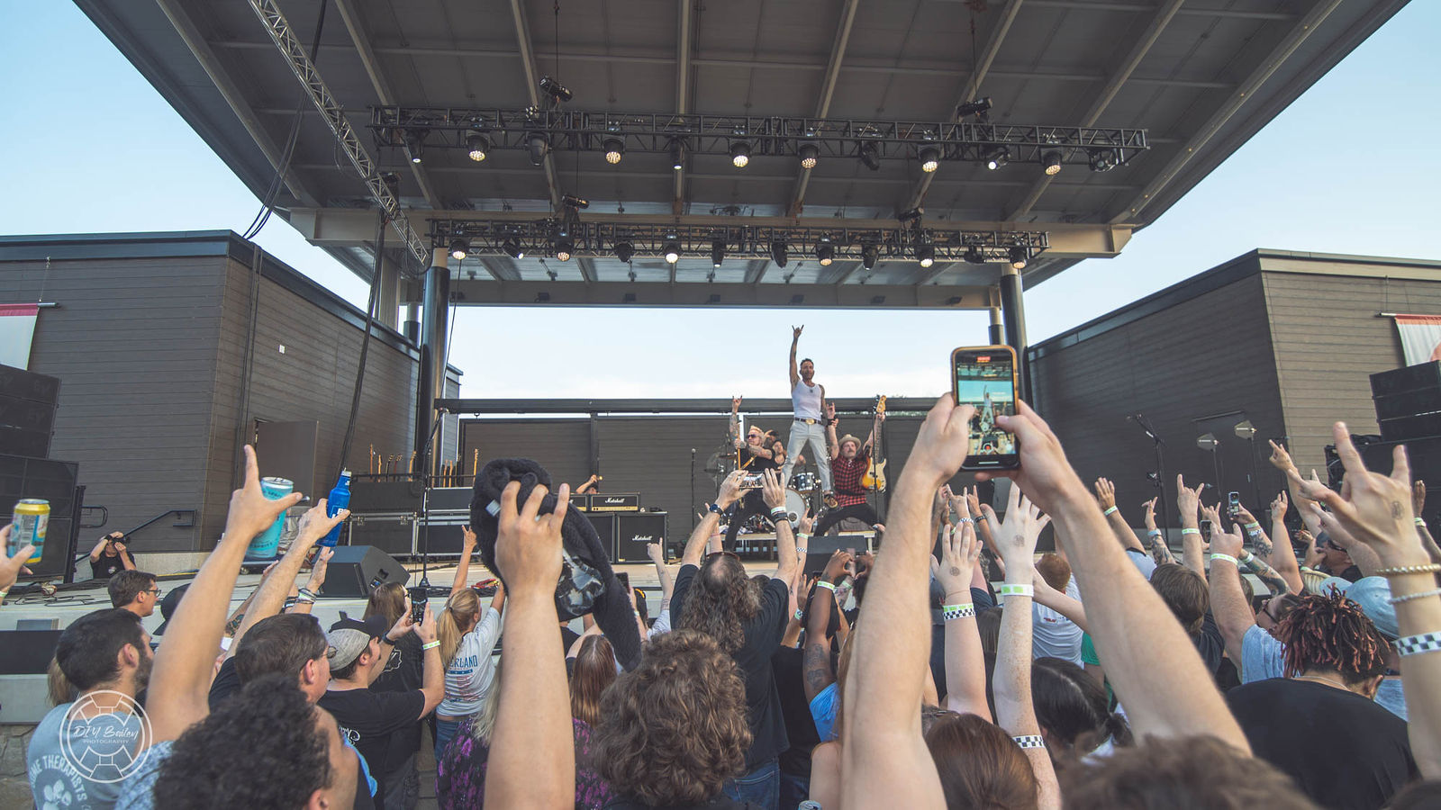 Lit Devon Lakeshore Amphitheater by Jeremie Bailey Photography