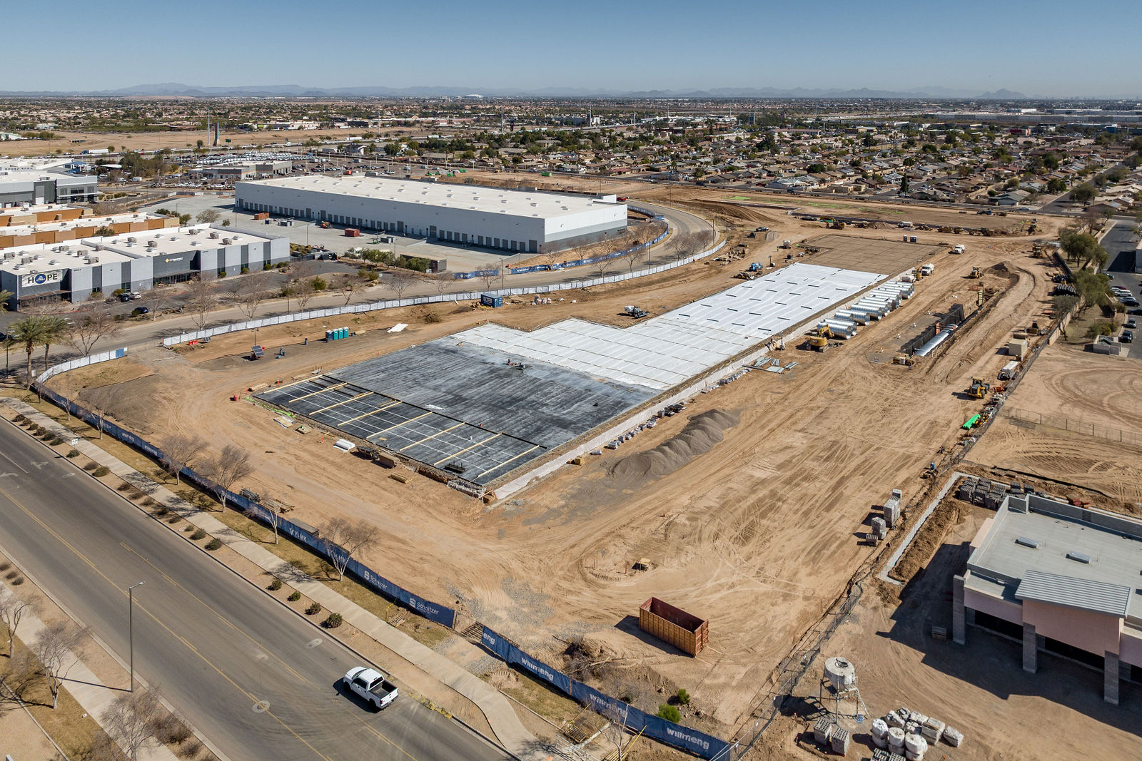 Palm Valley Commerce Center - Bldgs B & C by HawkView Aerial Solutions