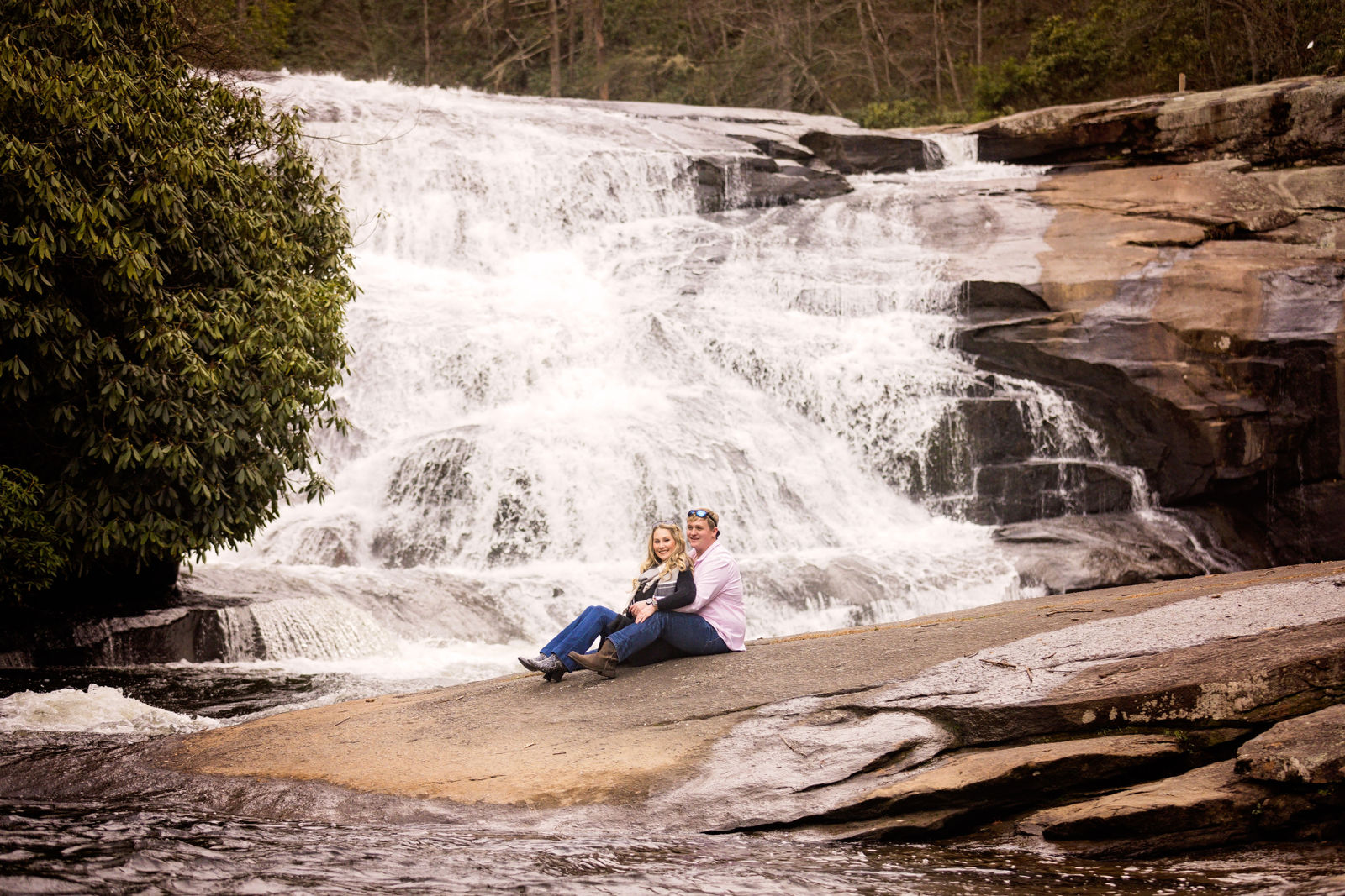 Aaron & Rachel - DuPont State Forest by Forge Mountain Photography