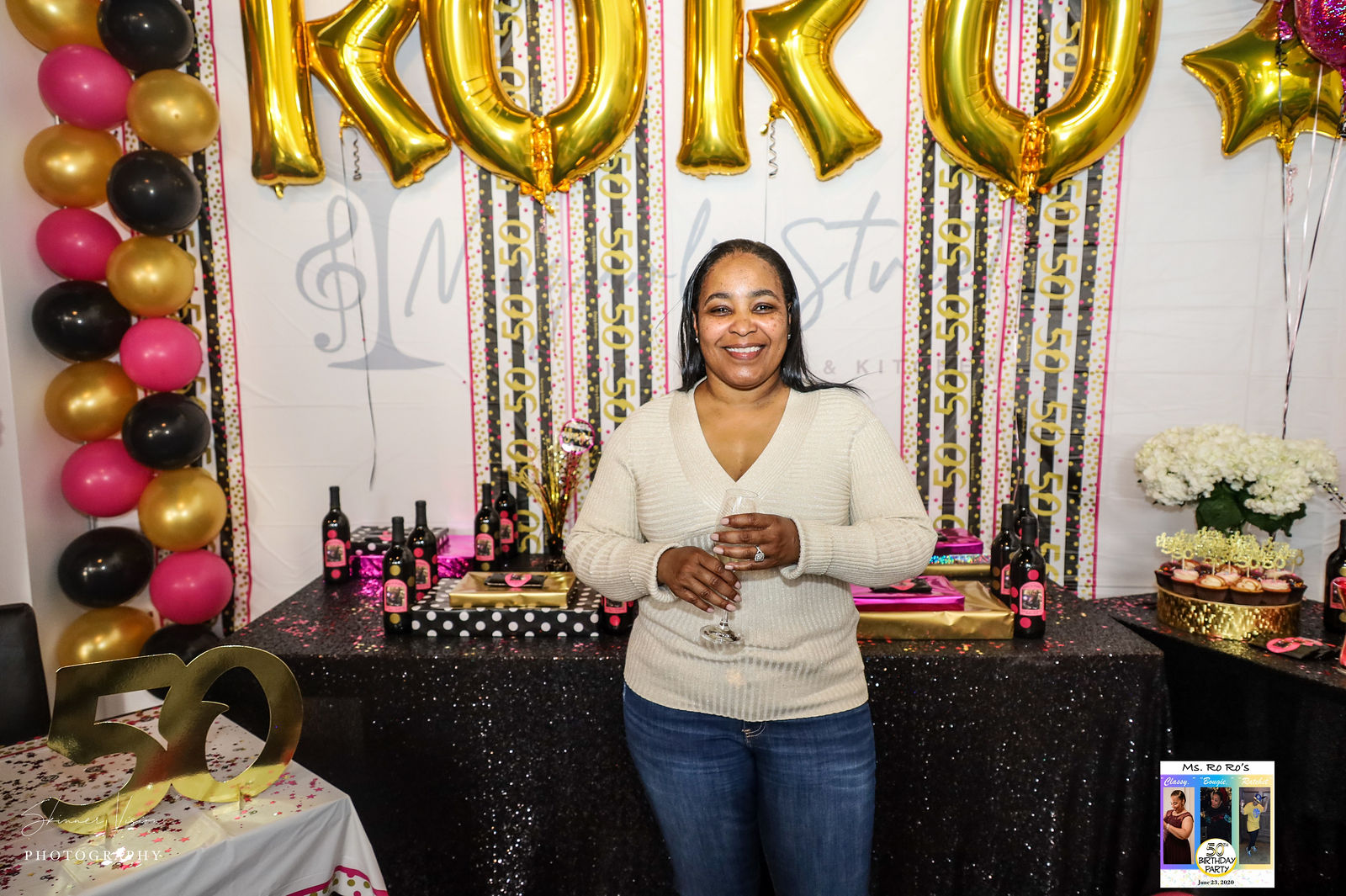 RoRo 50th Birthday by Skinner Vision Photography Mr.Flash Photo Booth