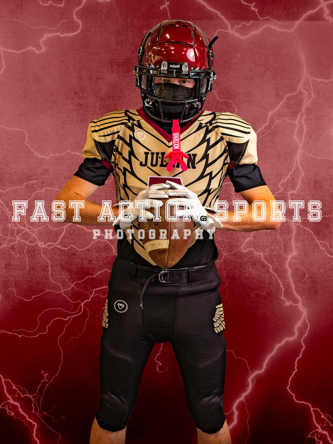 Football Studio Samples by Fast Action Sports Photography