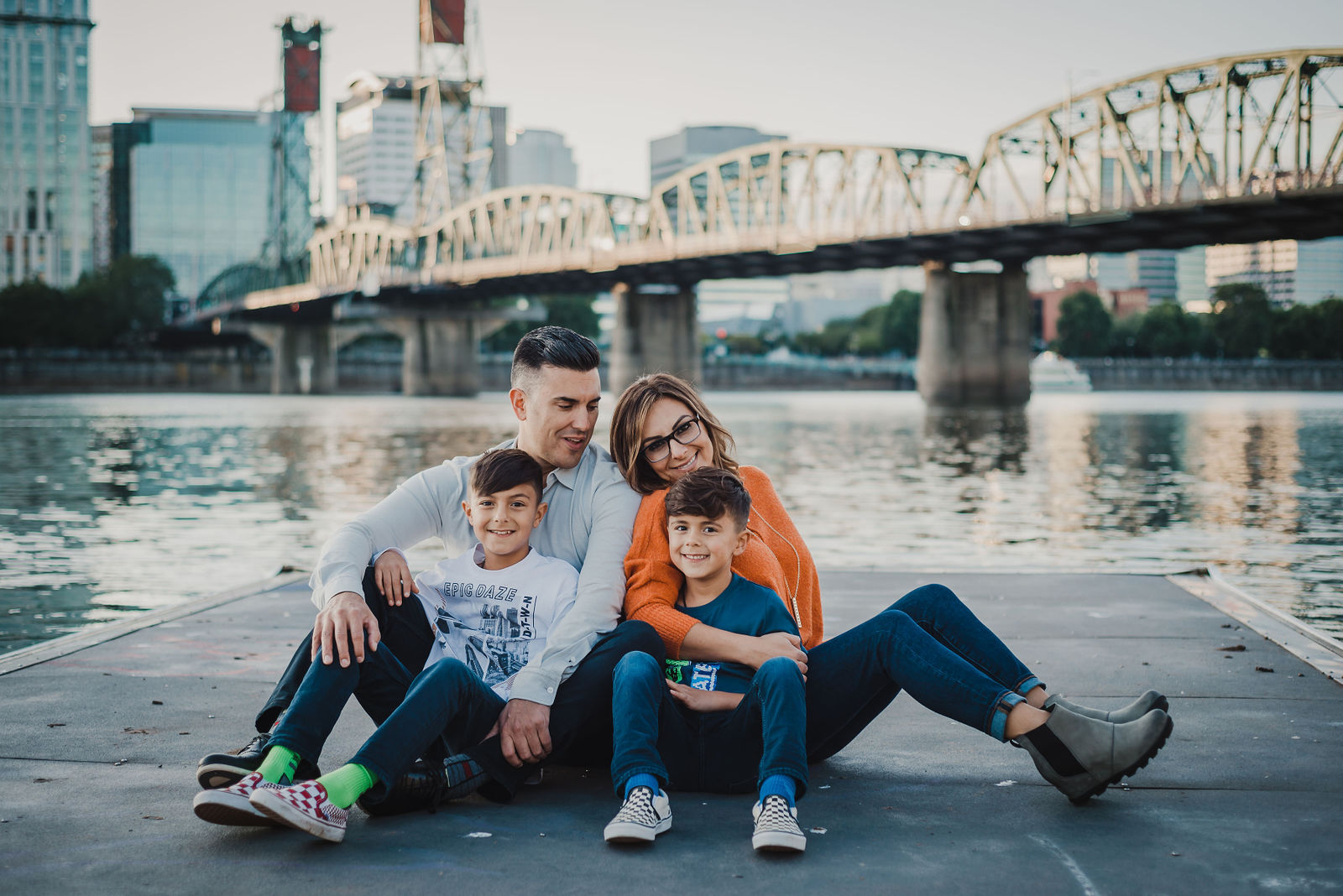 Downtown Portland Family Session by Studio Casebeer