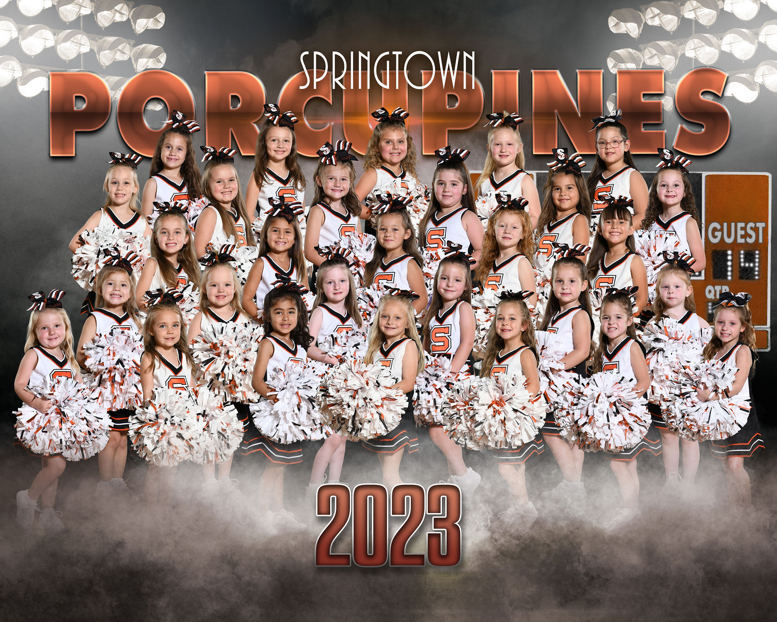 Kinder Cook - 2023 Pojo Cheer Pictures by Love Your Smile Photography