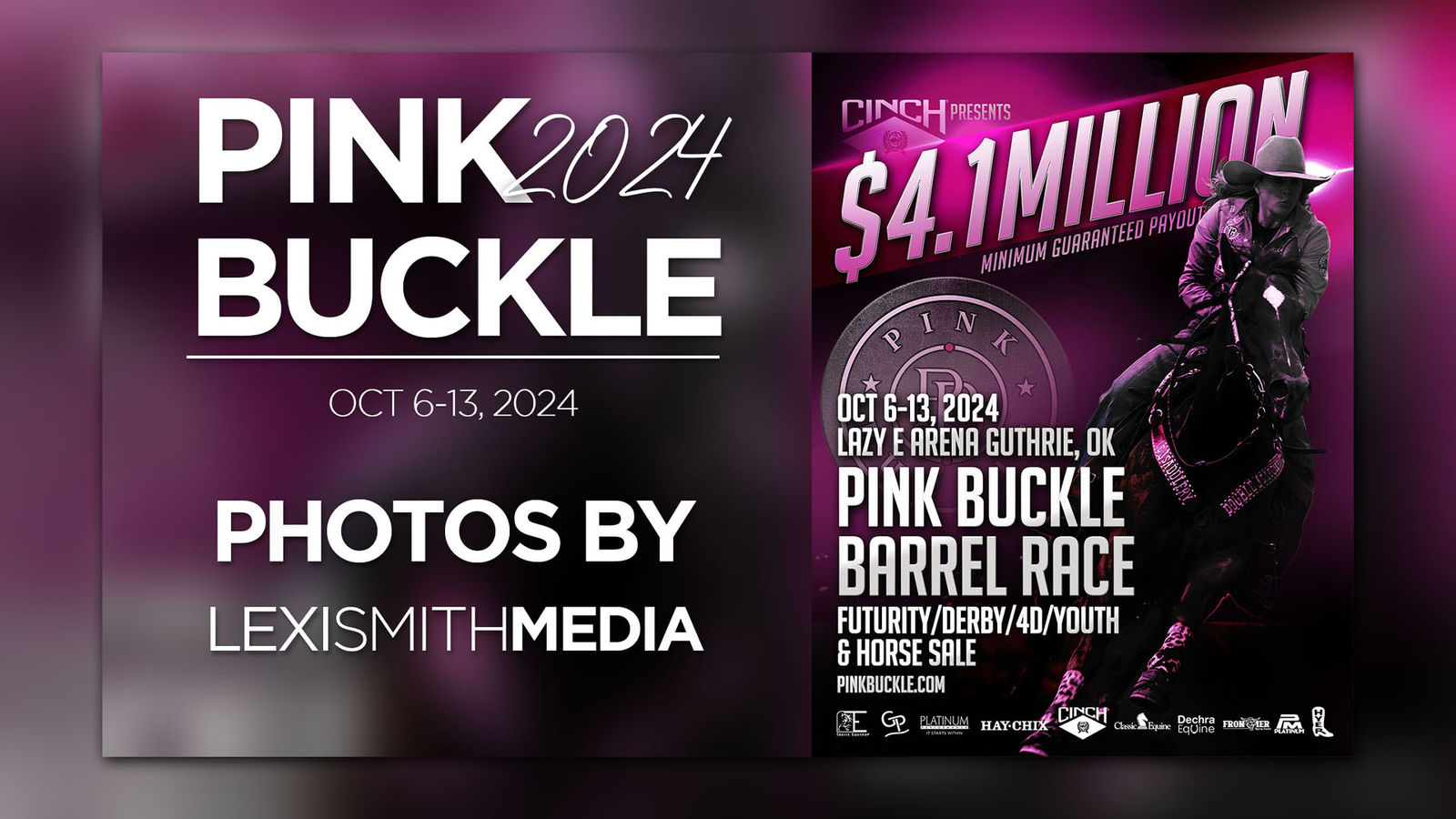 Pink Buckle 2024 by Lexi Smith Media