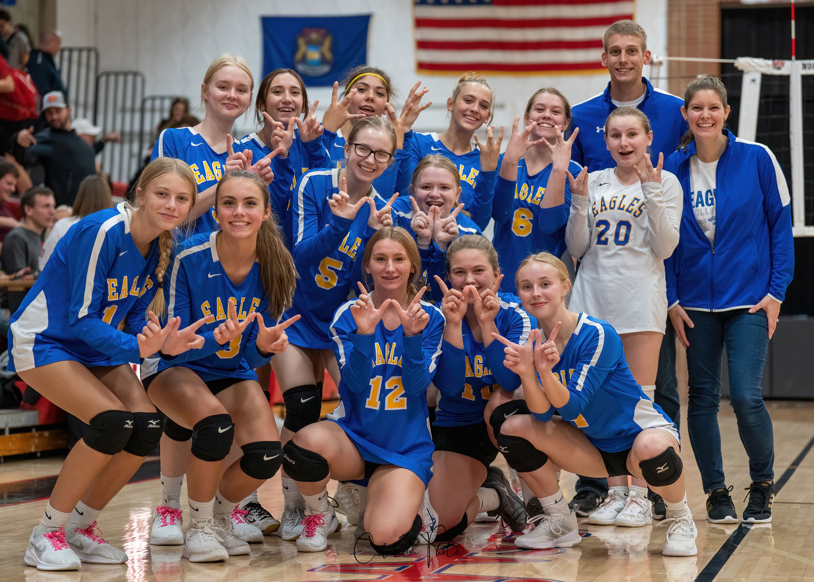 North Central Jets VS Stephenson Eagles Varsity Playoff Volleyball Game ...