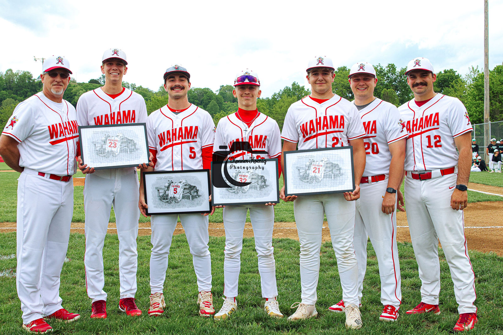 Wahama baseball senior night vs Eastern photos by Konner Koenig photography