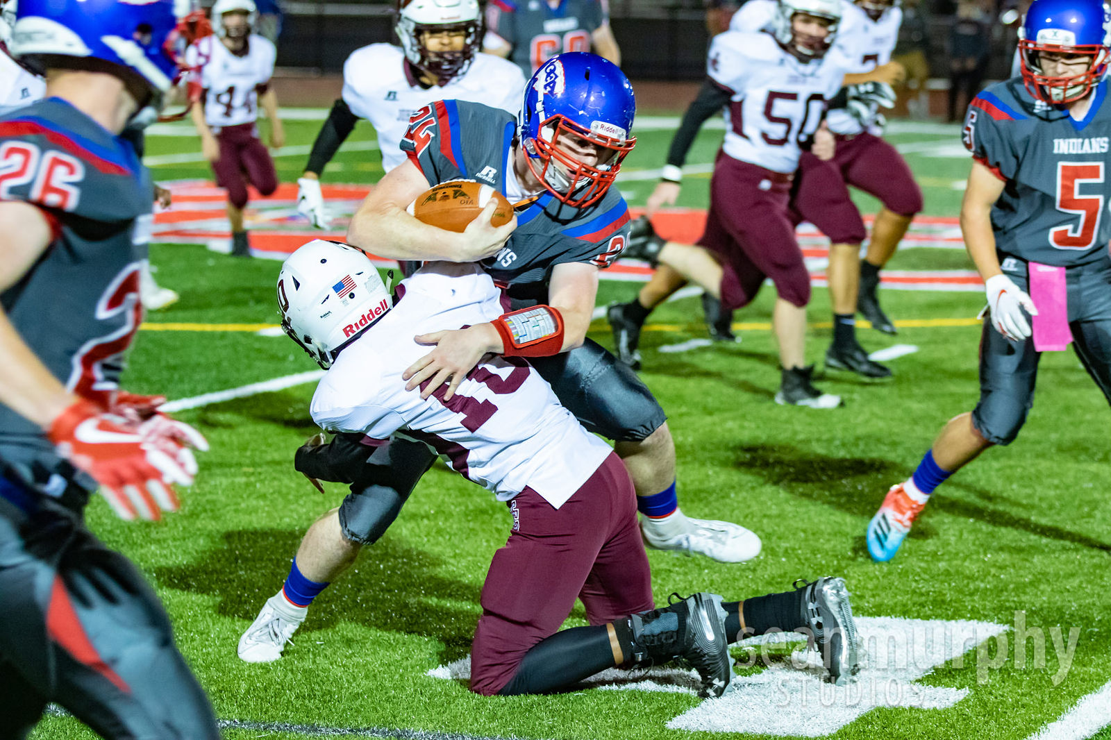 Owego Football Senior Night vs Johnson City by Sean Murphy Studios