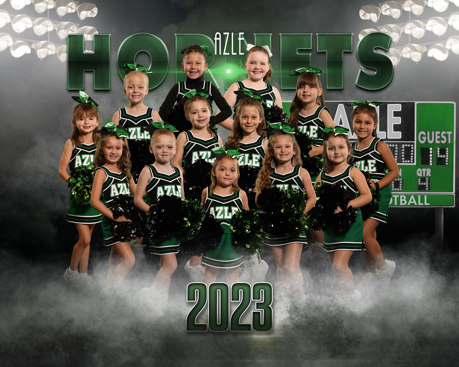 Flag Bartay - Azle Cheer by Love Your Smile Photography