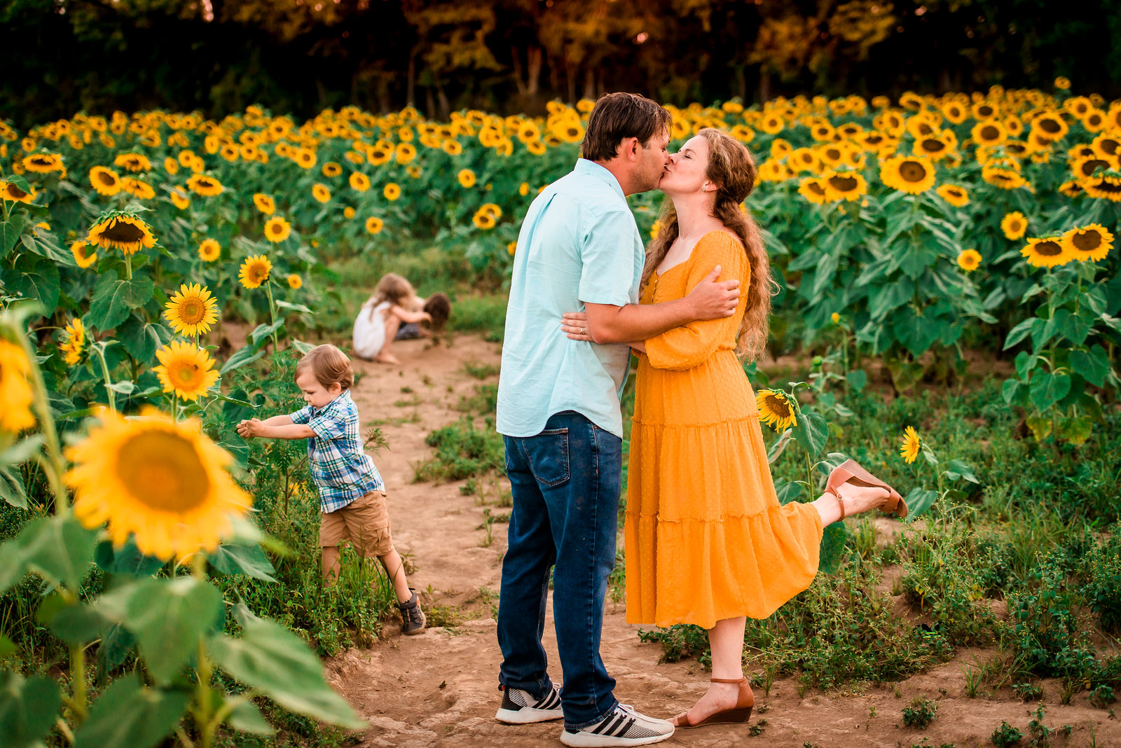 Hurt Family | Sunflowers | 2020 by Kaitlyn Silvestri Photography