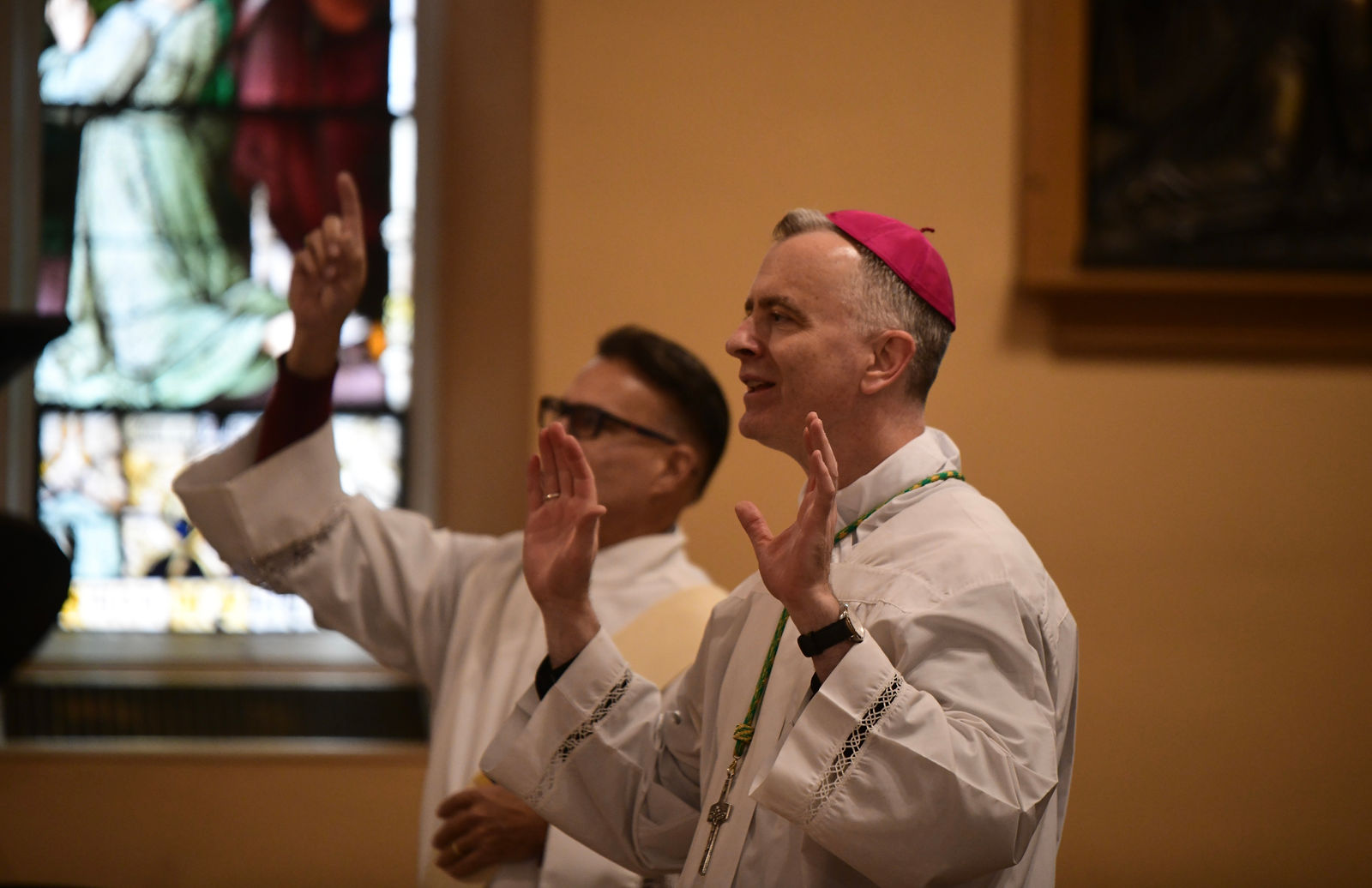 Hispanic Charismatic Prayer with Bishop Williams by Catholic Star Herald