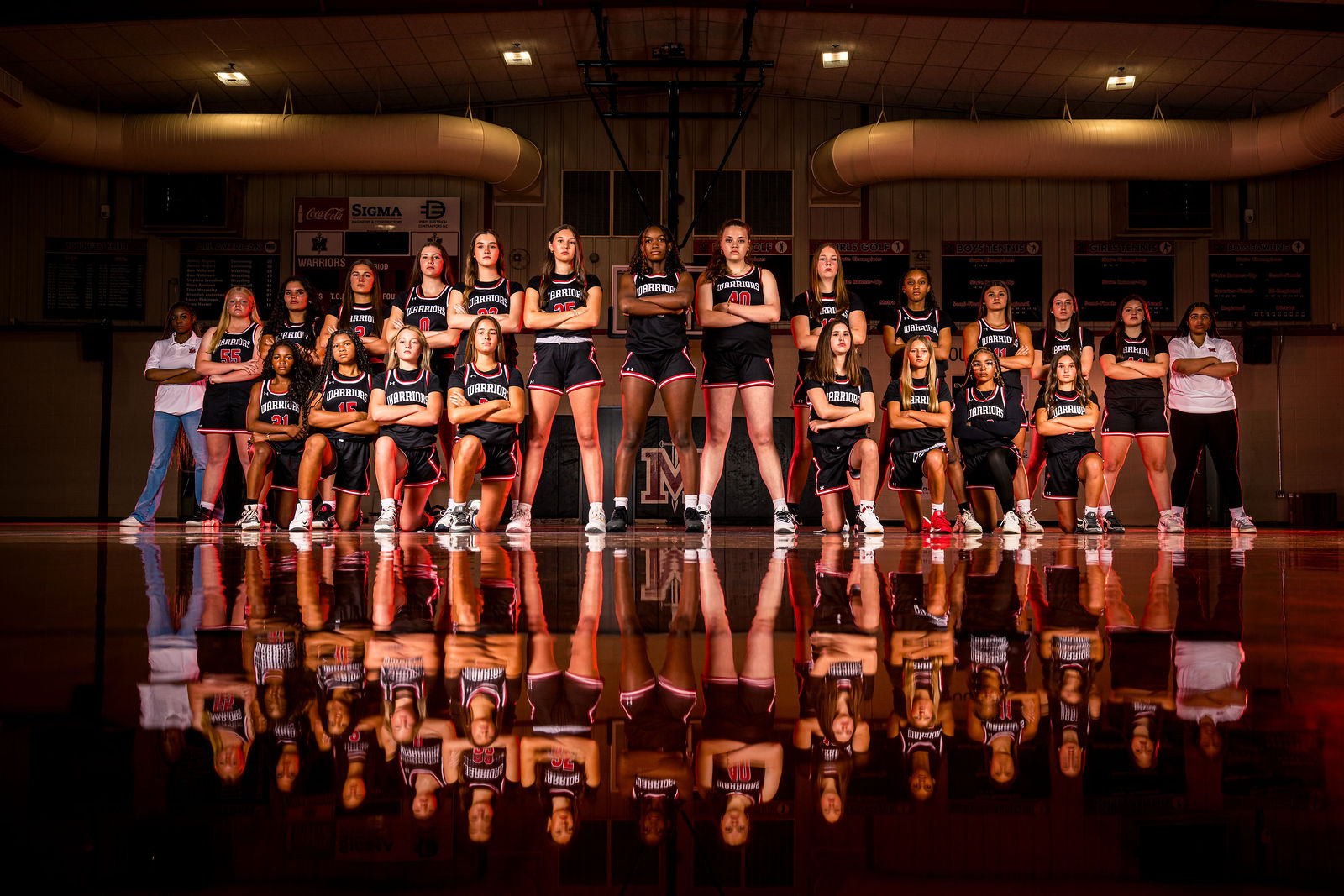 St. Michael Girls Basketball 2025 by Glenn Eymard Photography