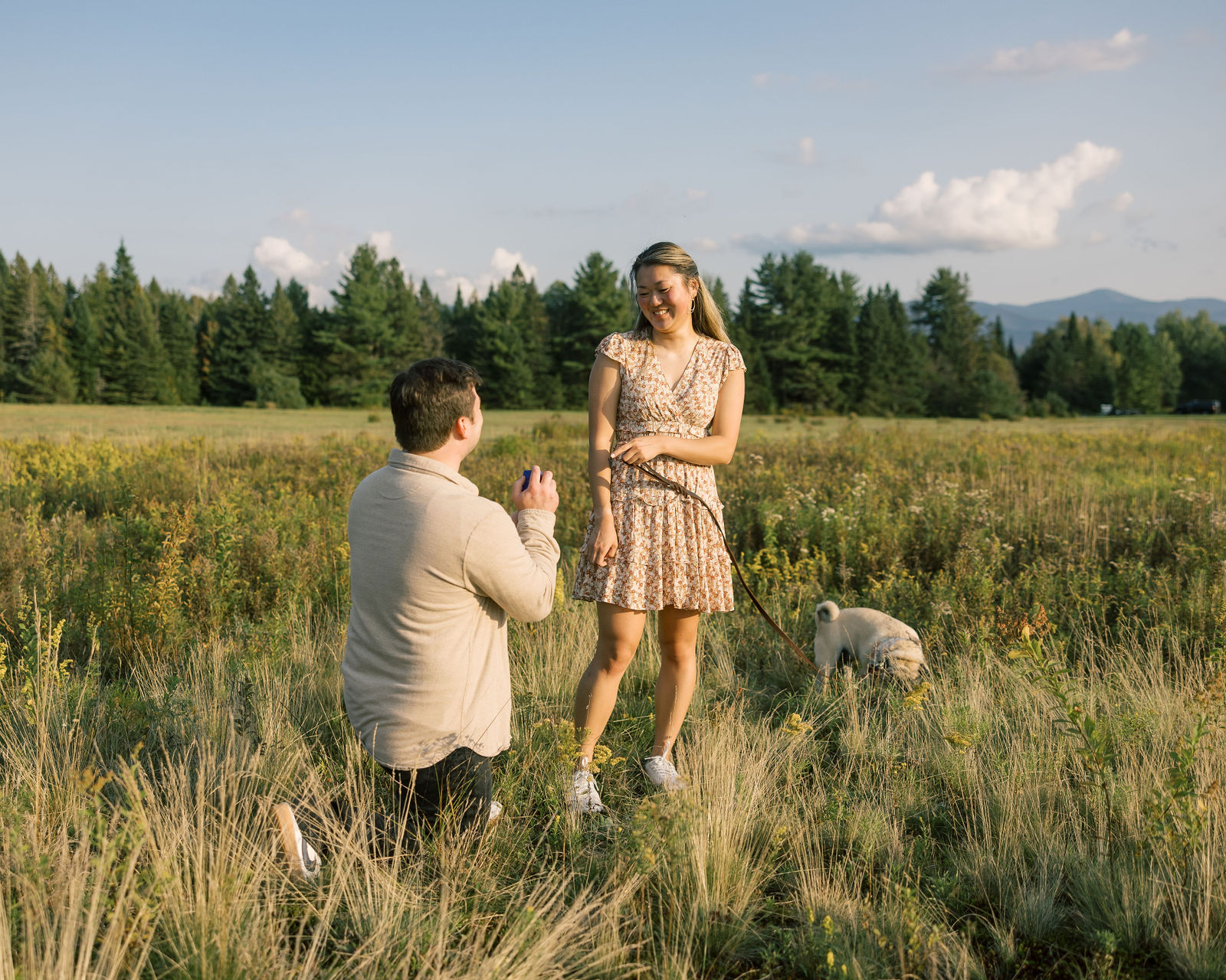 Matt & Lydia's Autumn Proposal Photography in the Adirondack Mountains ...