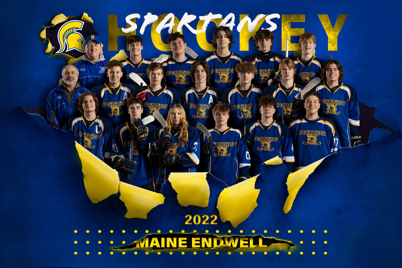 Maine Endwell Hockey 2022 by Sean Murphy Studios