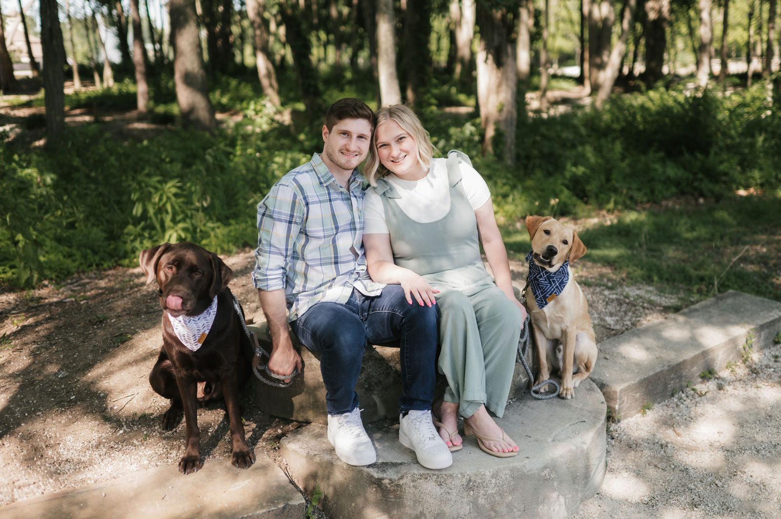 Allyson, Connor + Pups by Shiny Penny Studios