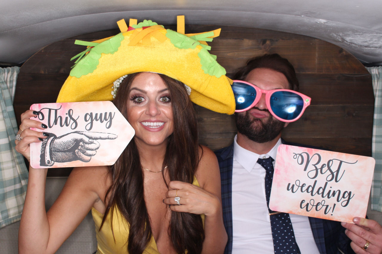 Sabina + Tyler by Photos by The ShutterBus Vintage VW Photo Booth