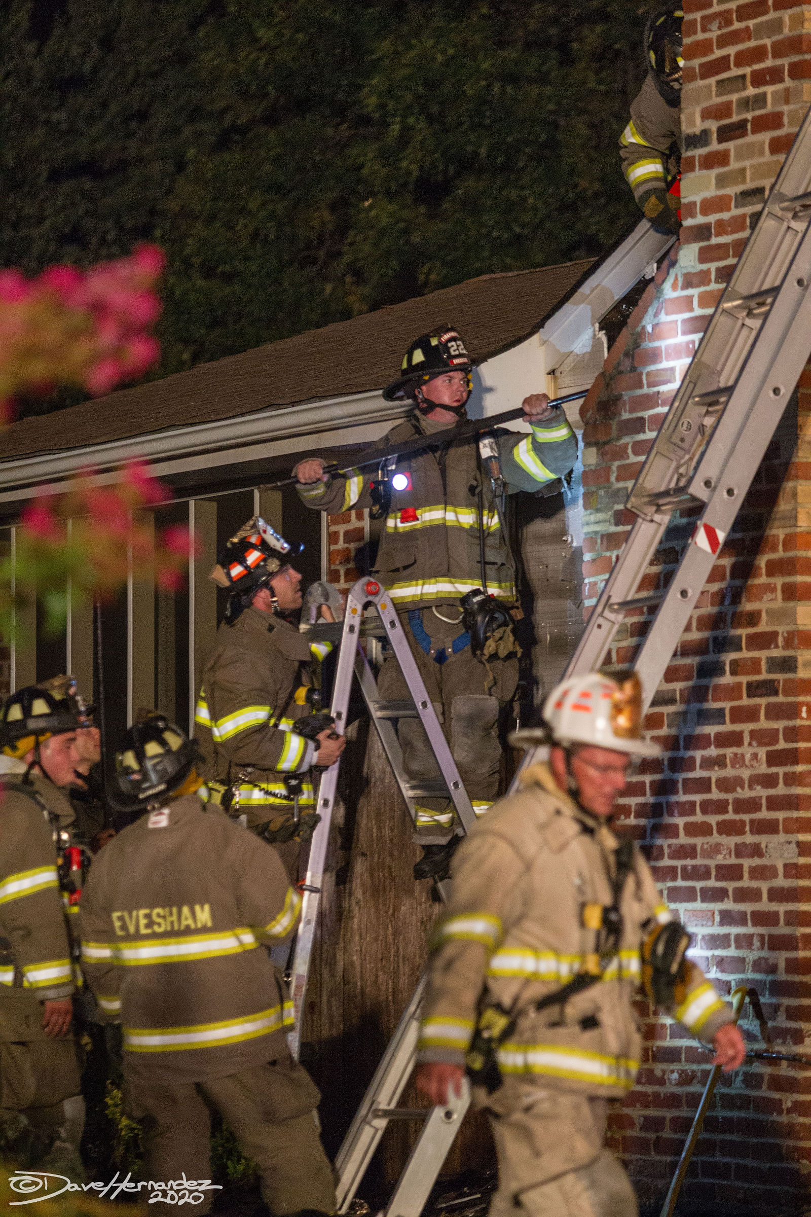 Evesham Outside Fire with Extension by Dave Hernandez Photo