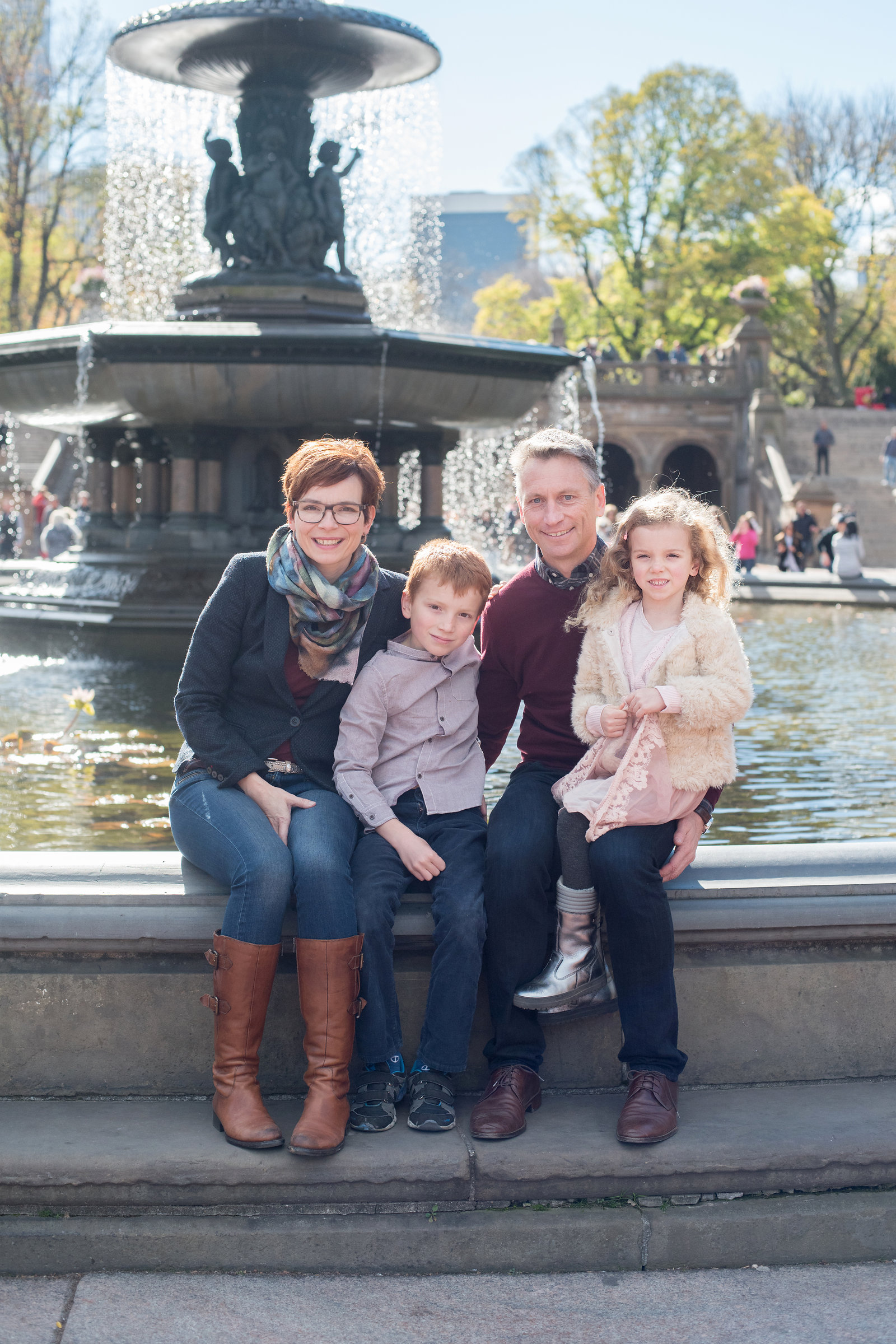 Baxter Family Portraits // Central Park NYC by Lin Pernille Photography
