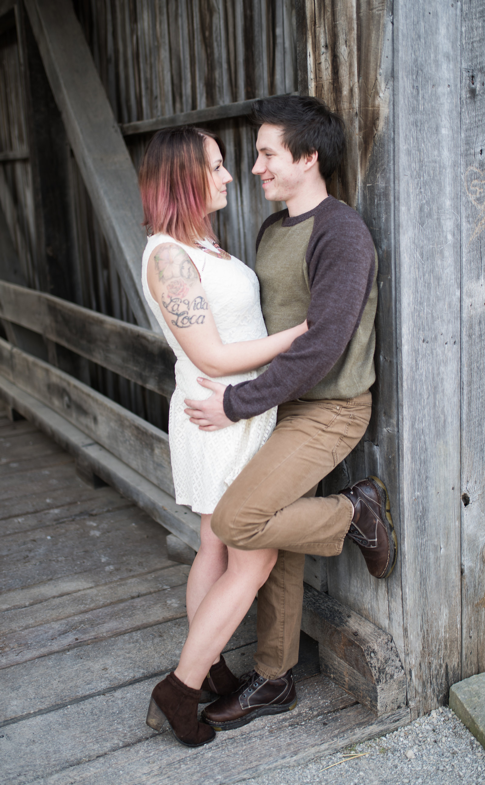 Engagement at Slate Run by A Different Light Photography