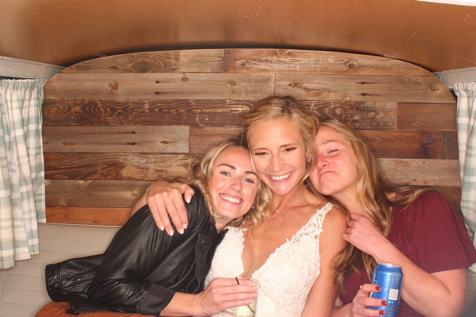 Mr and Mrs Jackman by Photos by The ShutterBus Vintage VW Photo Booth