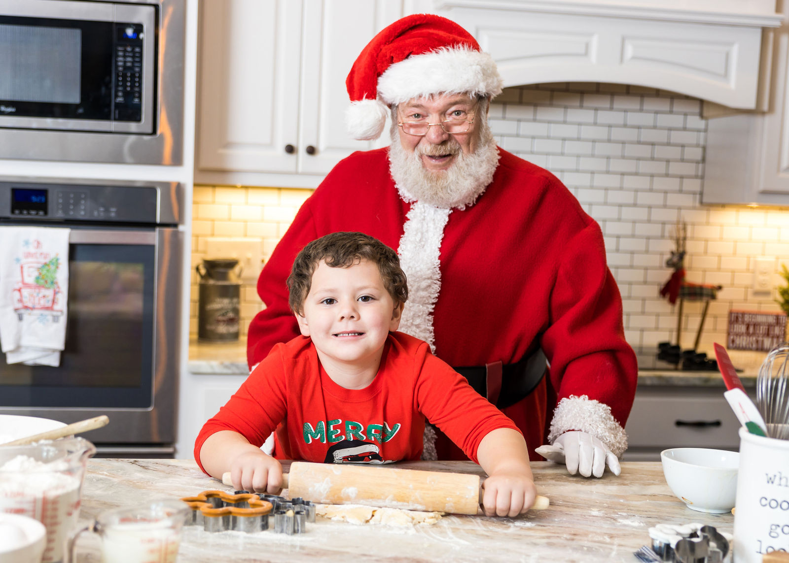{Landon} : Cooking with Santa by Kim Stewart Photography