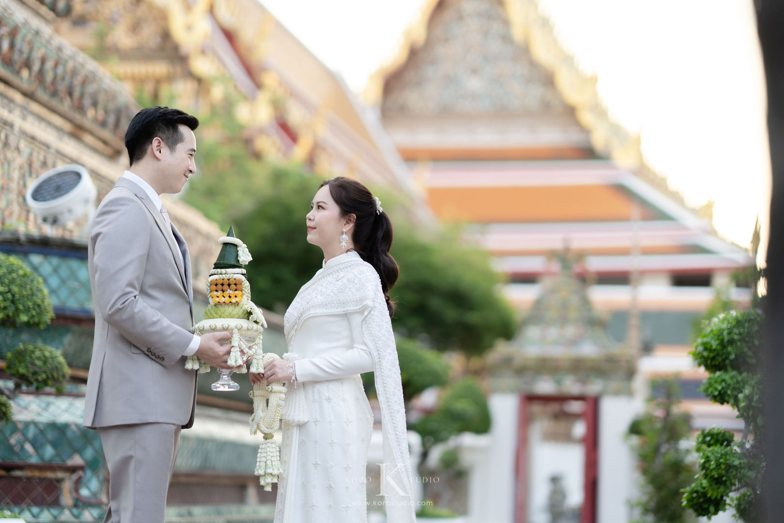 Wat Pho and AVA Trivi Studio Wedding of Peat and Tangaun - by Thailand ...
