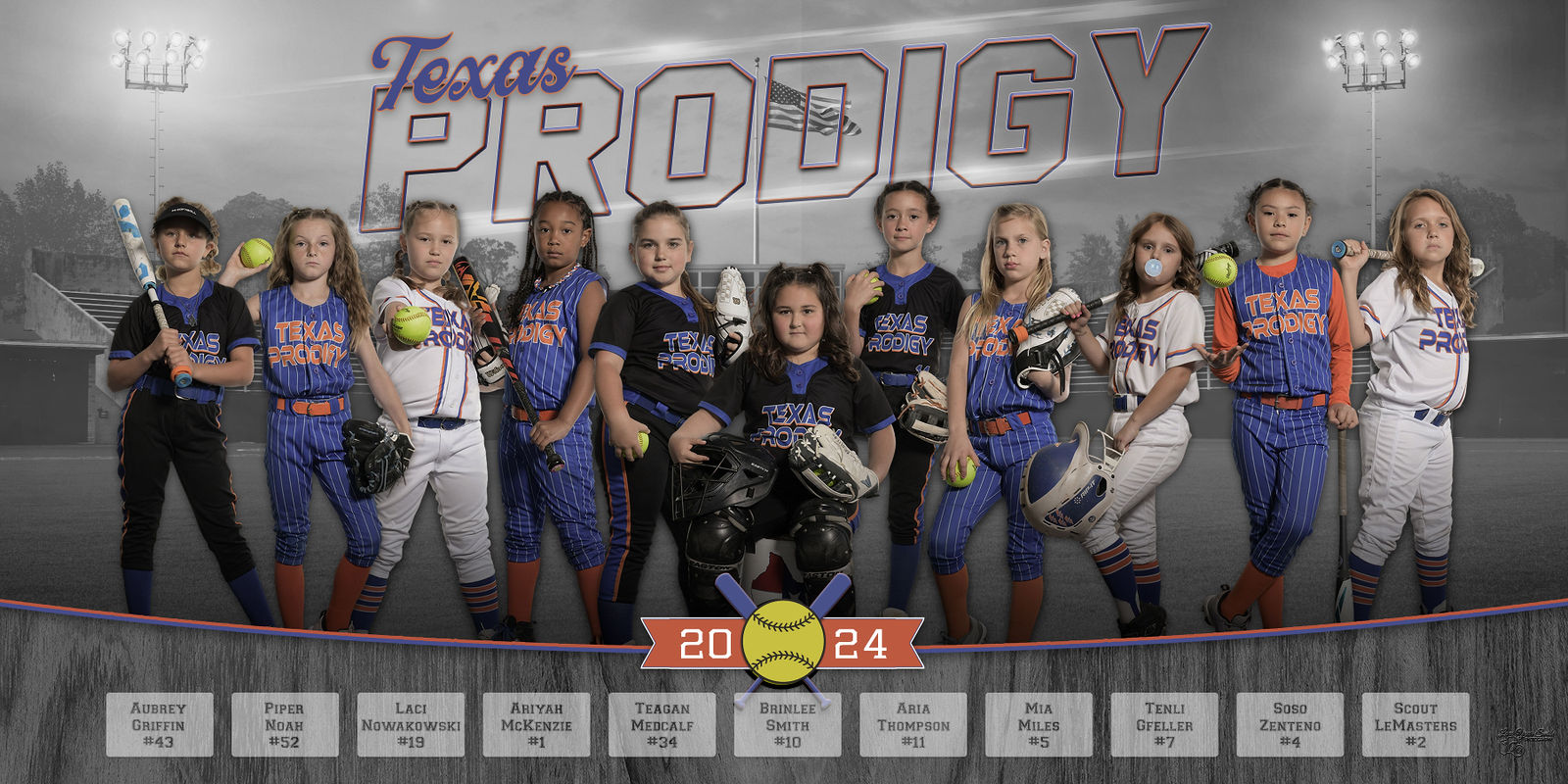 2024 Texas Prodigy Softball by Love Your Smile Photography
